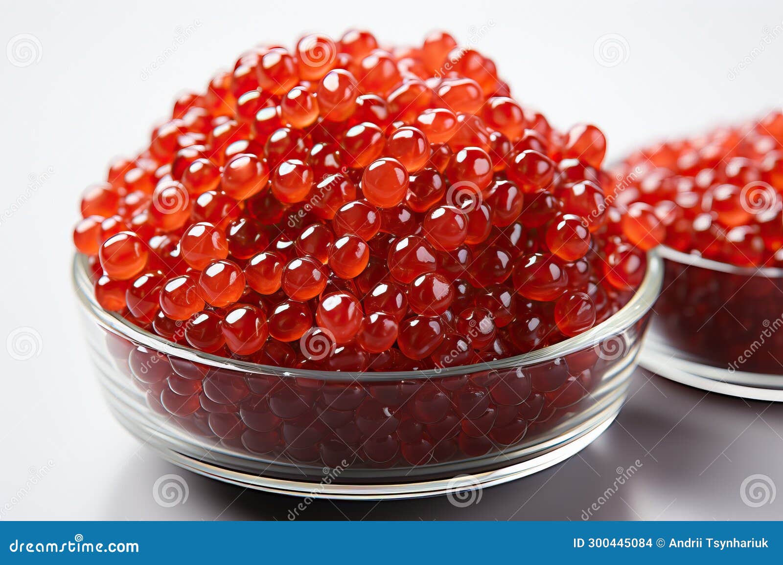 Red Fish Roe on a White Background. Stock Photo - Image of delicious ...