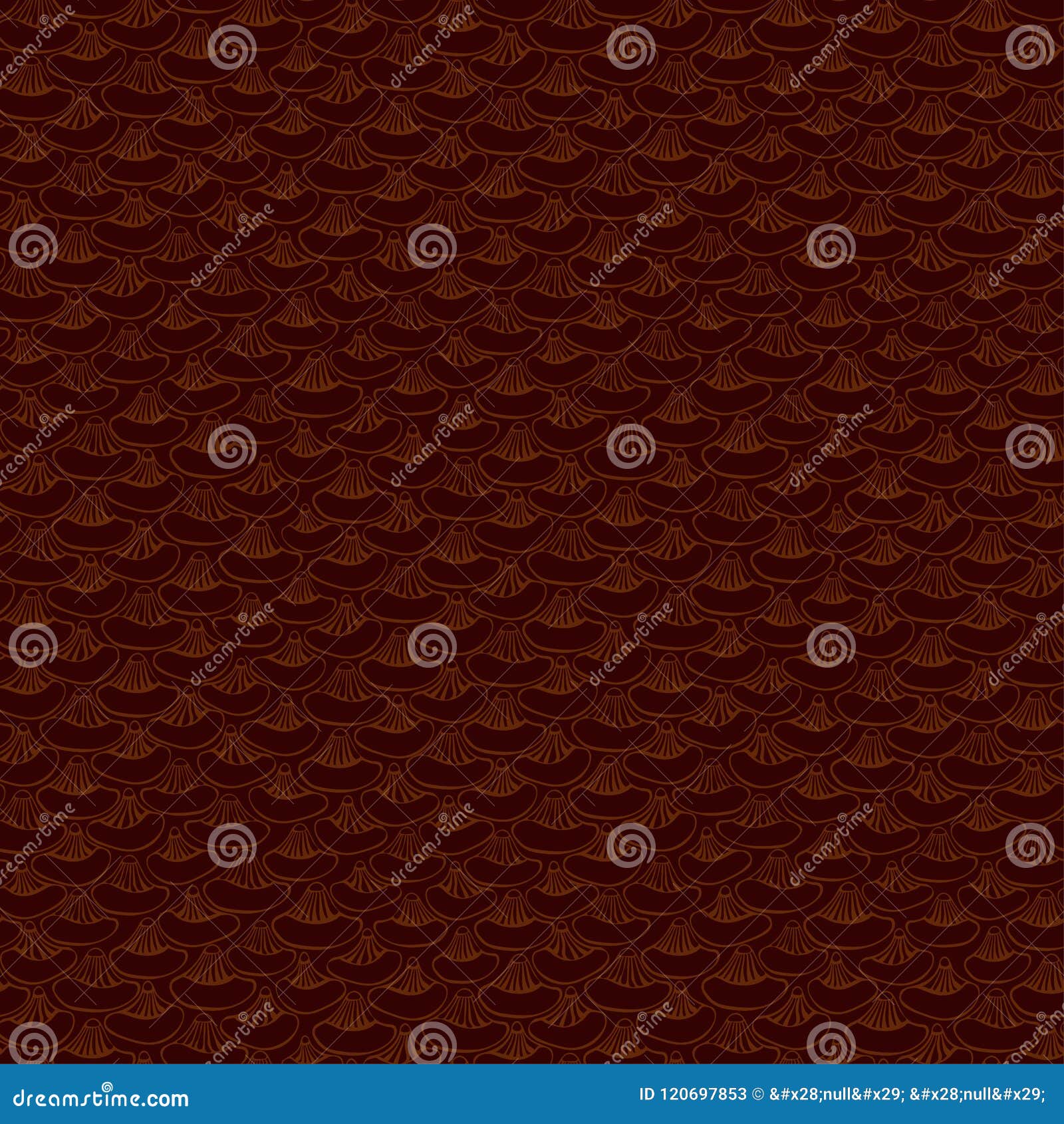 Red Fish Scales, Seamless Pattern Stock Vector - Illustration of colors ...