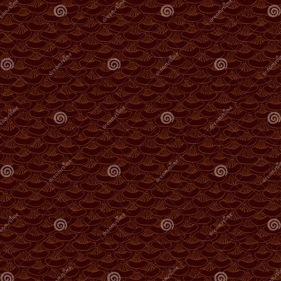 Red Fish Scales, Seamless Pattern Stock Vector - Illustration of colors ...