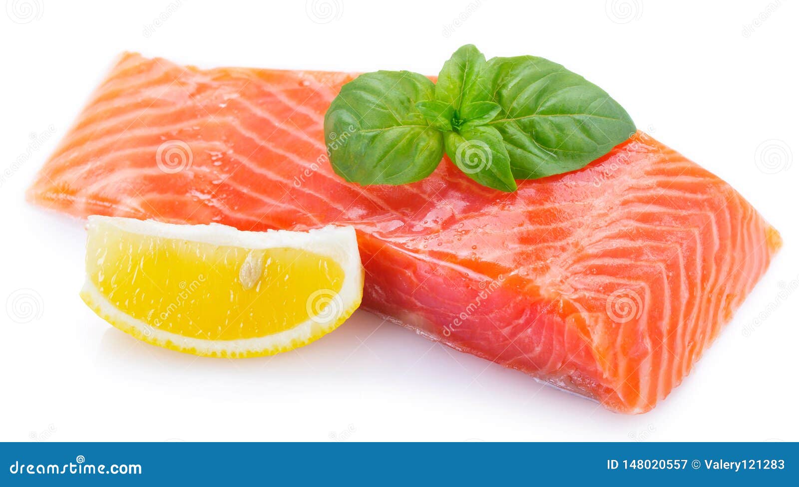 Red Fish on White Background Stock Image - Image of meat, salmon: 148020557