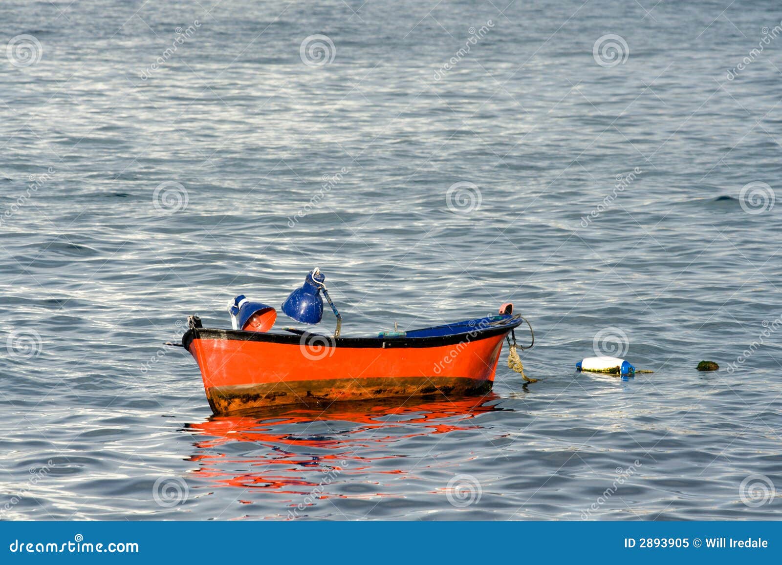 Red Fishing Boat stock image. Image of fish, fishing, ocean - 2893905