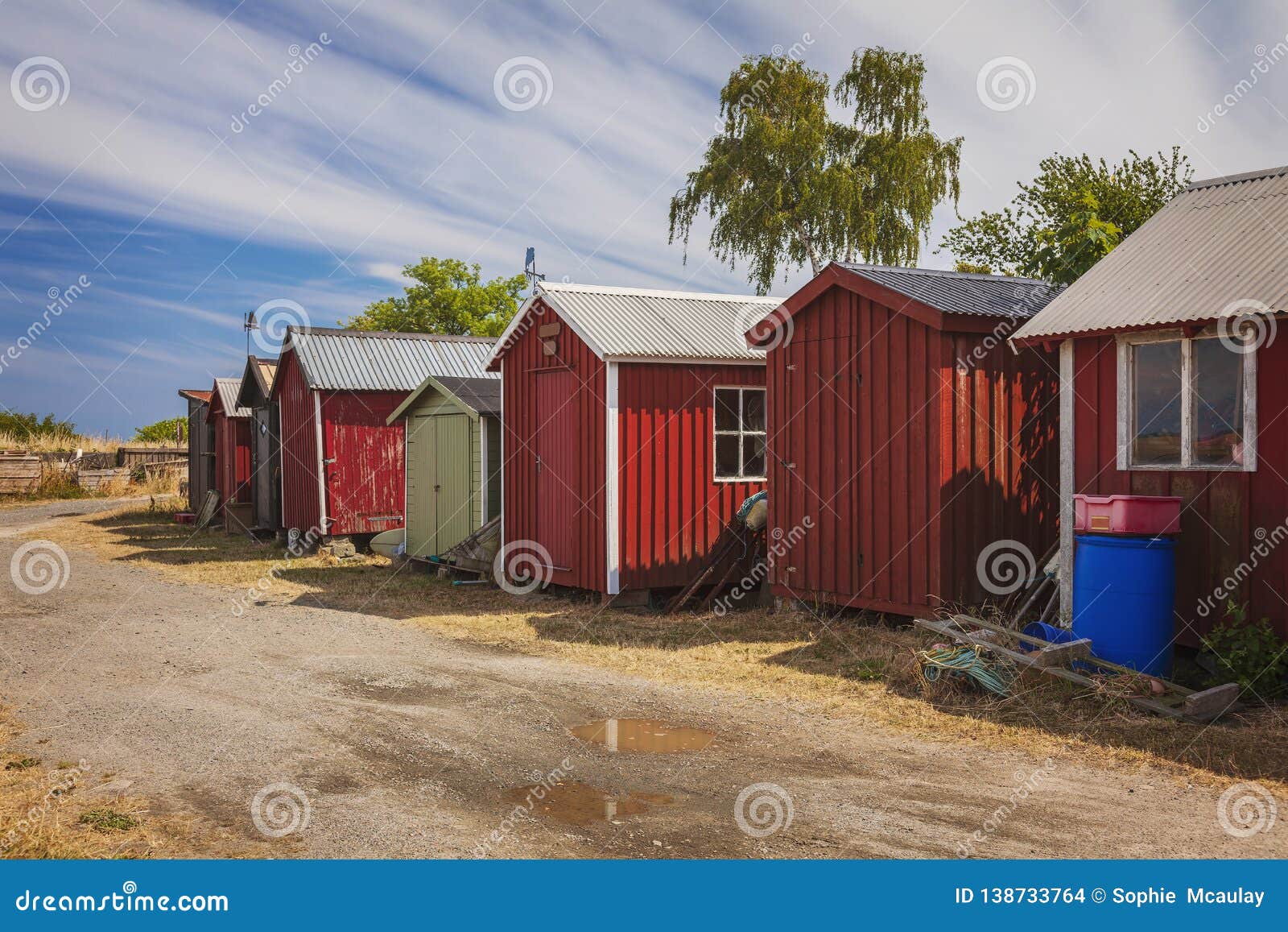 Fishing huts stock photo. Image of architecture, rustic - 138733764