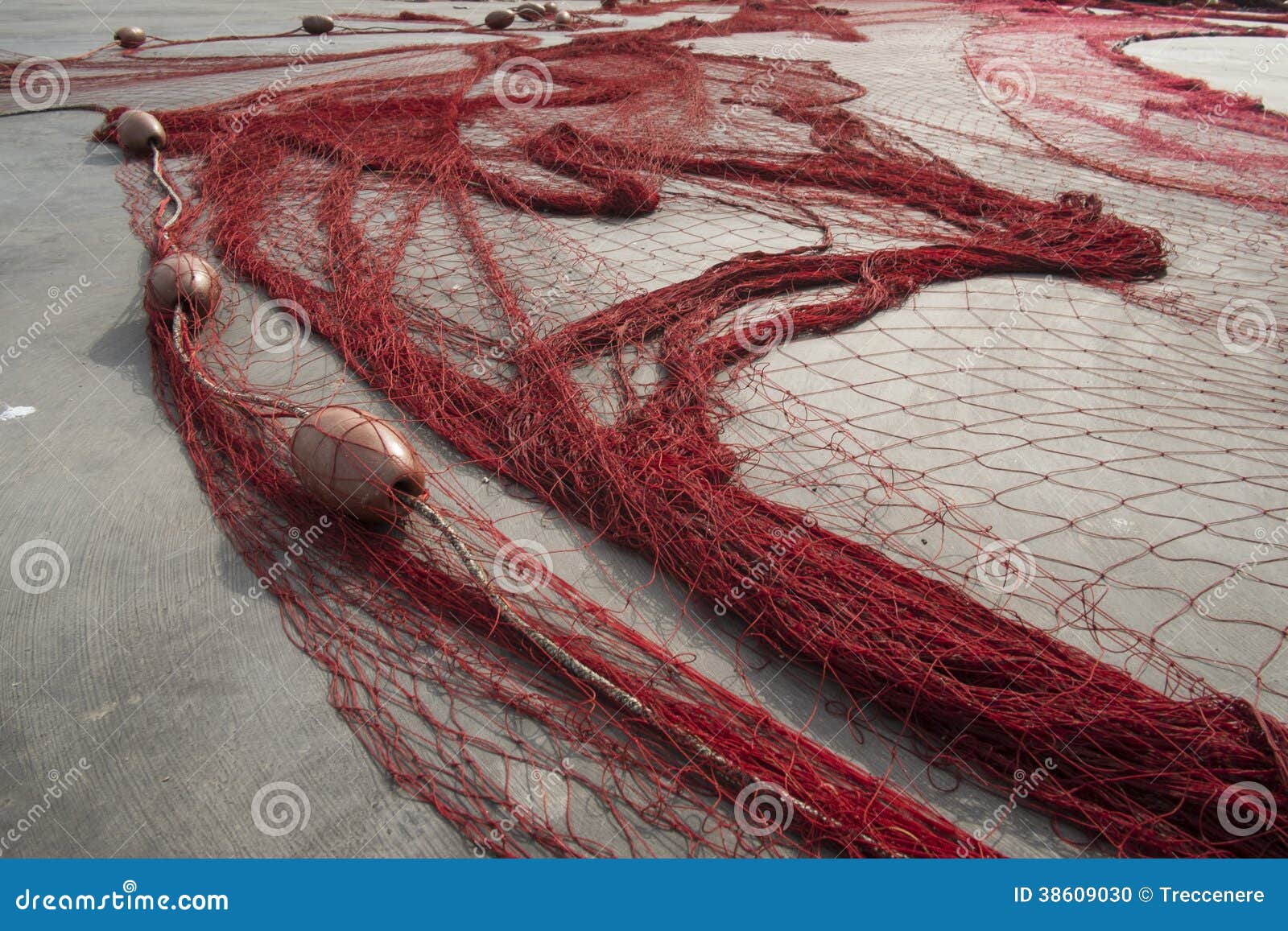 Red fishing net stock photo. Image of hook, ingredients - 38609030