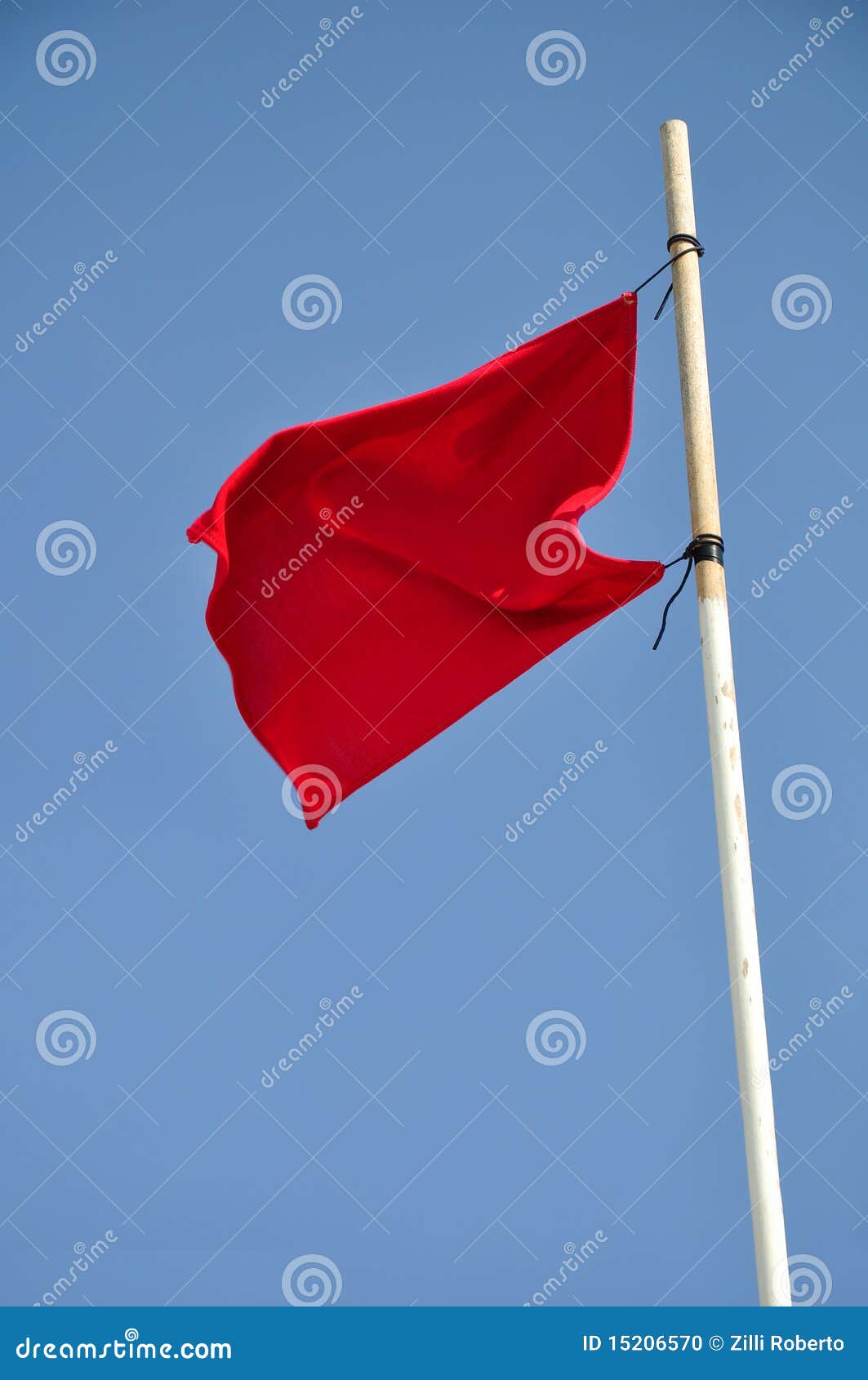 Red flag stock photo. Image of risk, saturated, object - 15206570