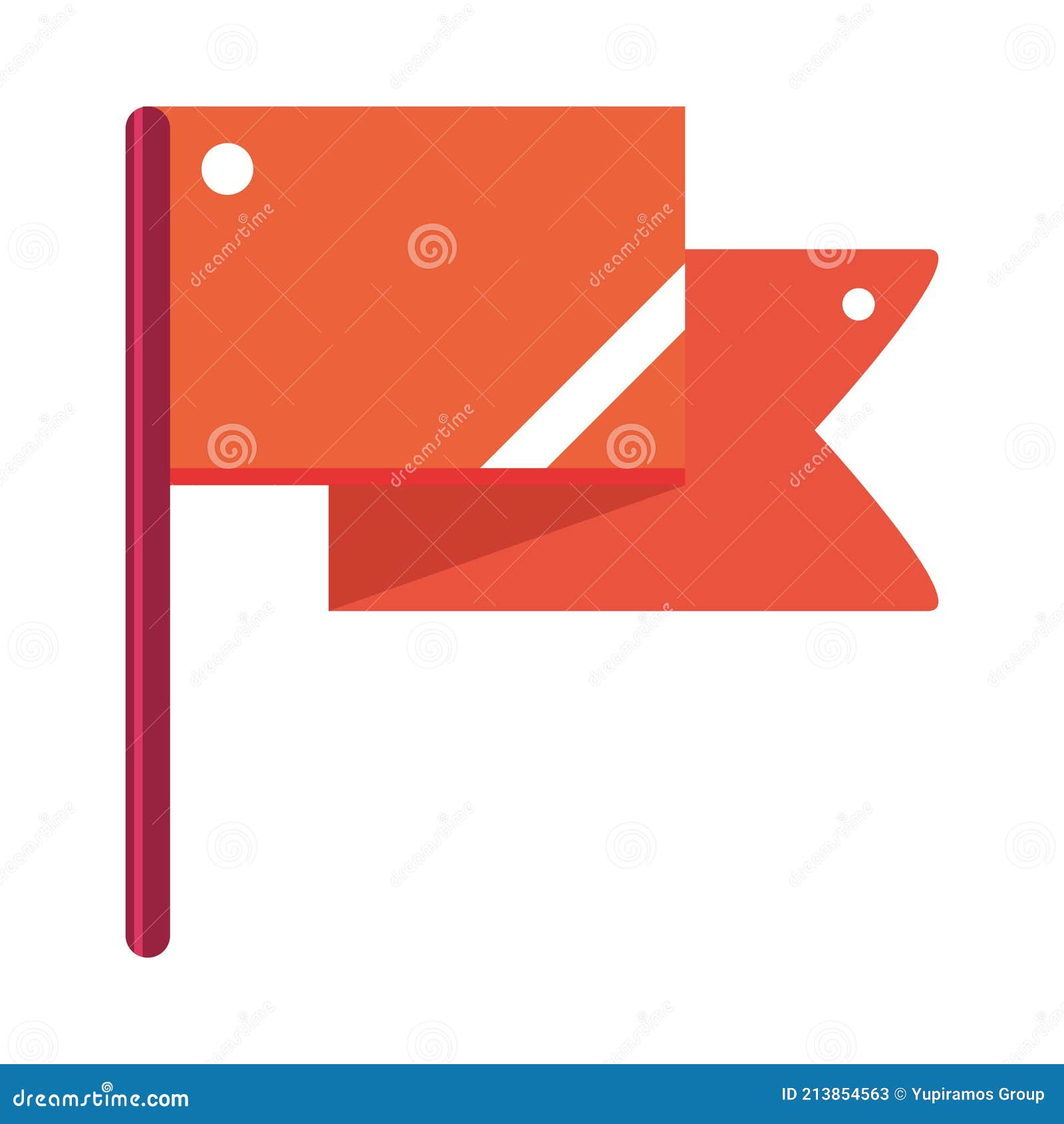 Red flag competition stock vector. Illustration of play - 213854563