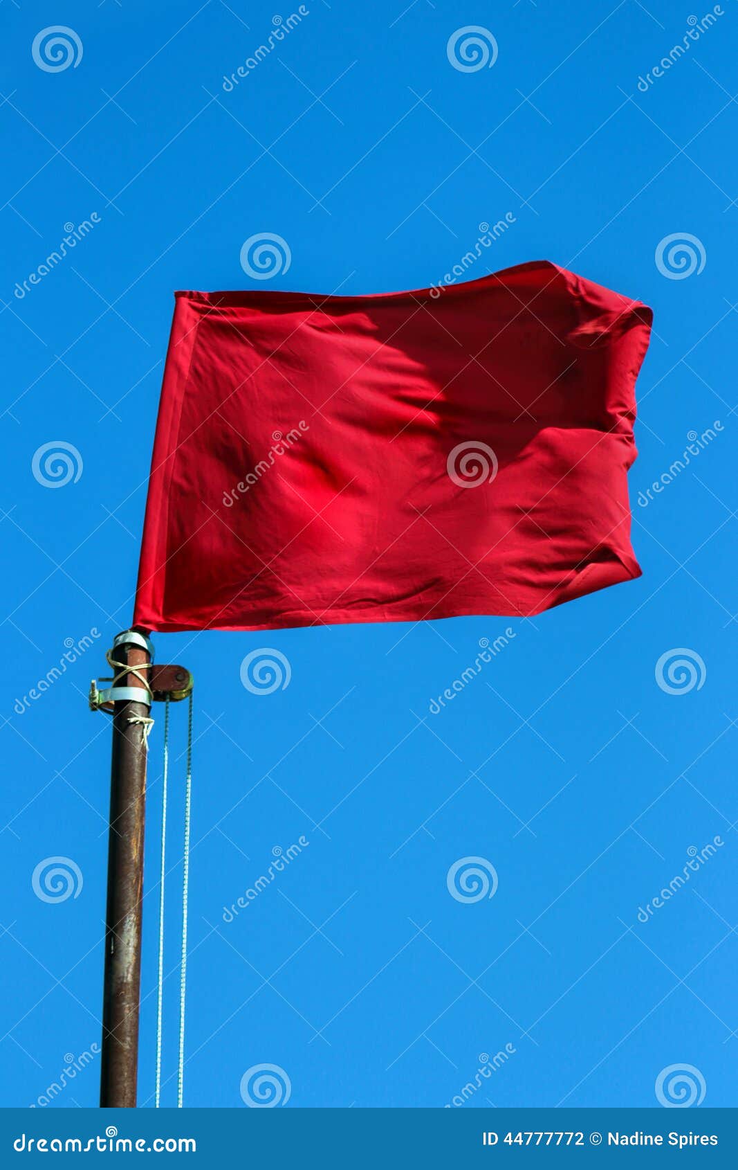 Red flag stock photo. Image of signal, sign, achievement - 44777772
