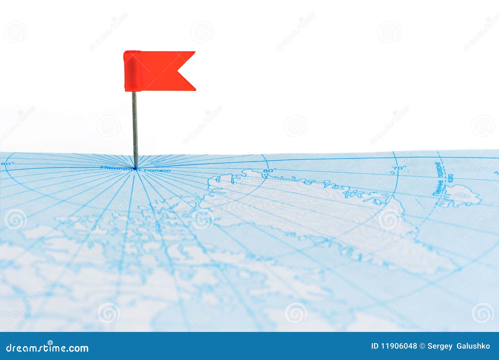 Red flag a pin on map stock photo. Image of pinpoint - 11906048
