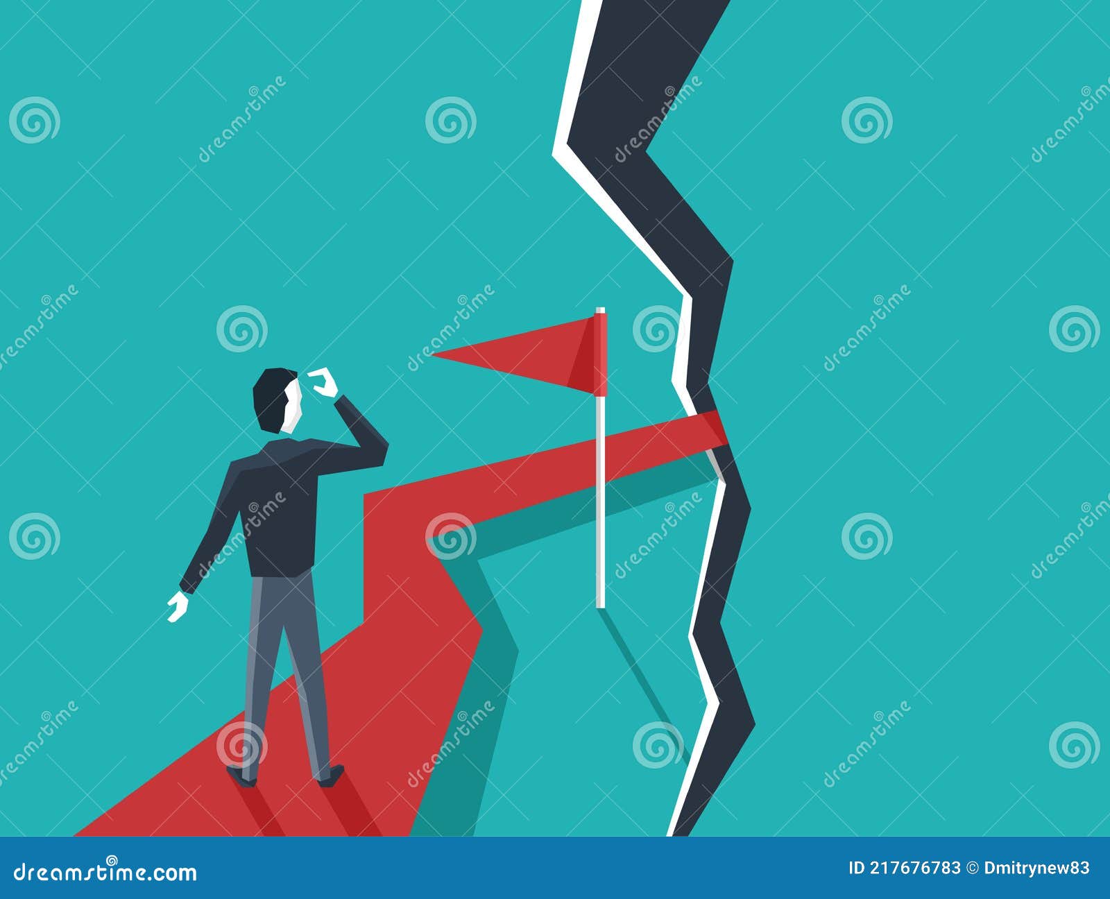 Red Flag or Signaling a Sign of Some Problem Stock Vector ...