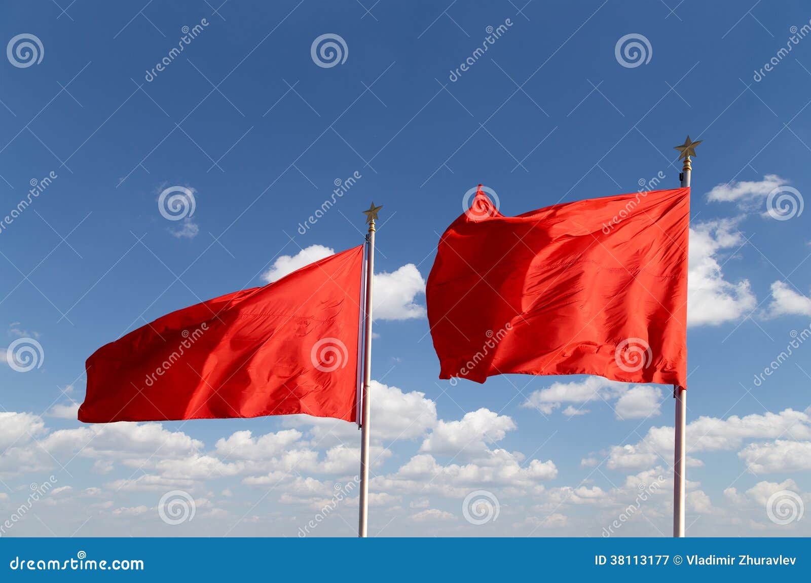 Red Flags on the Tiananmen Square --Beijing, China Stock Image - Image ...