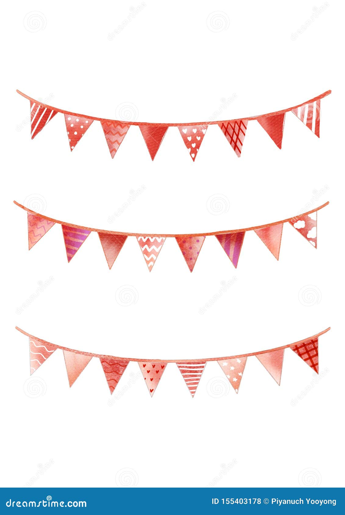 Red flags stock illustration. Illustration of decorative - 155403178