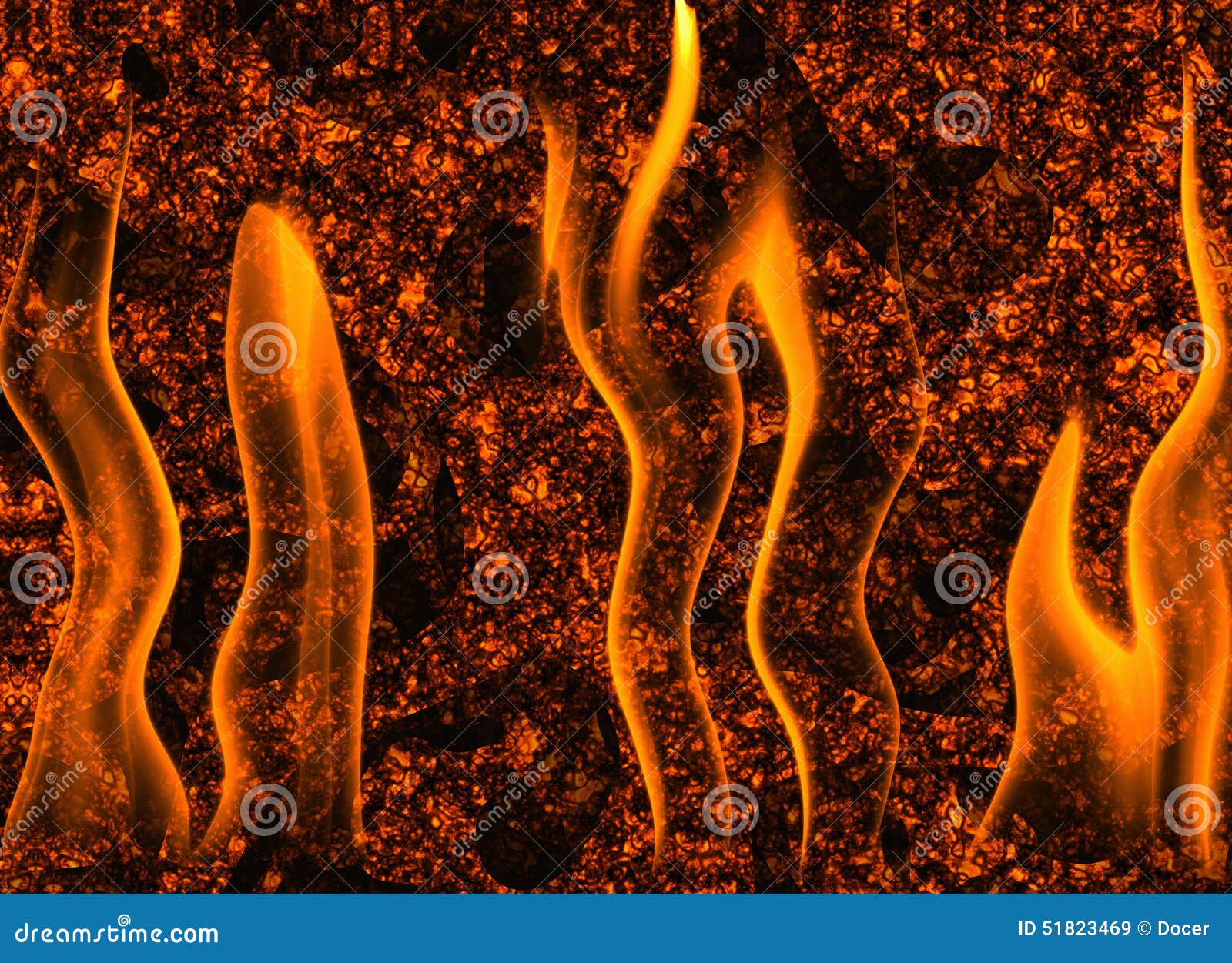 Red Flame Fire Texture Background Stock Illustration - Illustration of ...