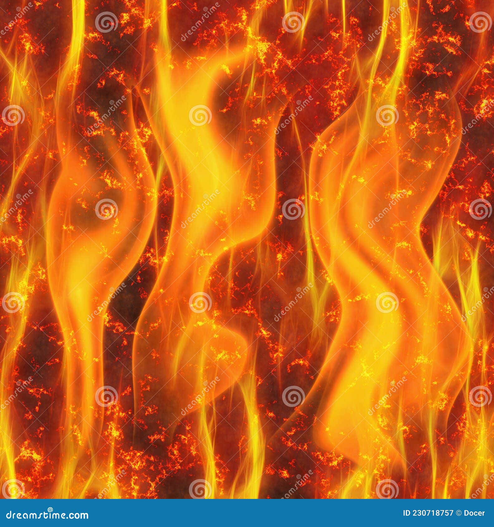 Red Flame Fire Texture Backgrounds Stock Illustration - Illustration of ...