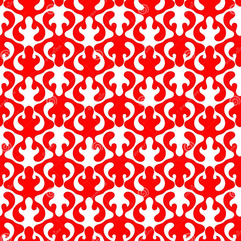 Red Flame Lines Seamless Pattern Background Stock Illustration ...