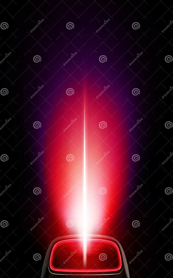 Red Flame of a Modern Torch Stock Photo - Image of experiment ...
