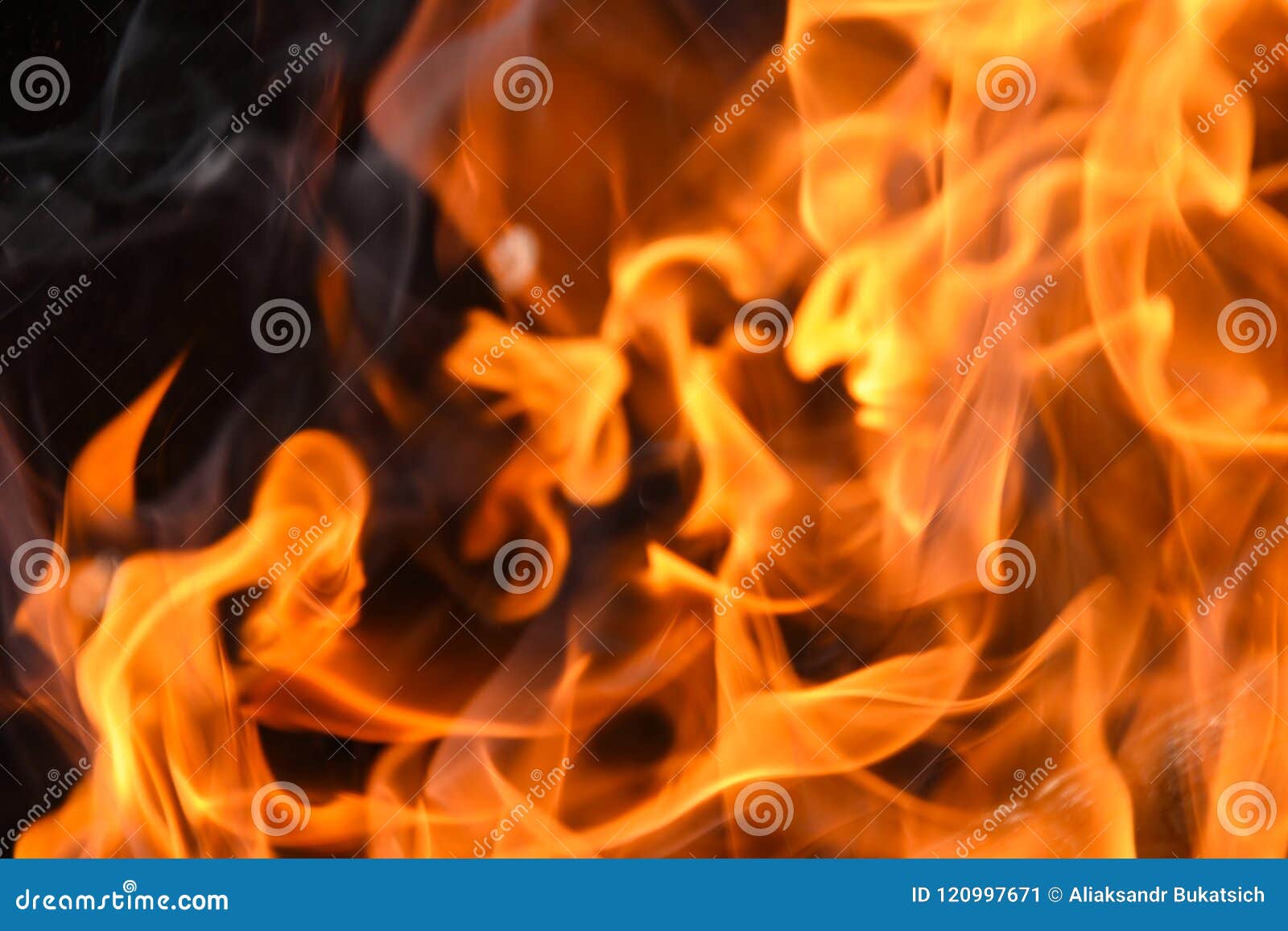 Fire On Flare Tower Stock Photography | CartoonDealer.com #214048406