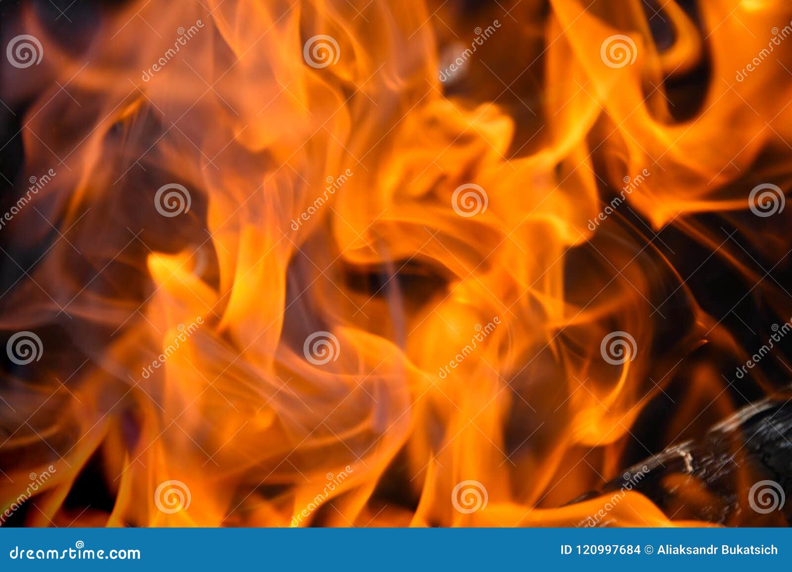 Fire On Flare Stack At Offshore Oil And Gas Central Processing Platform ...