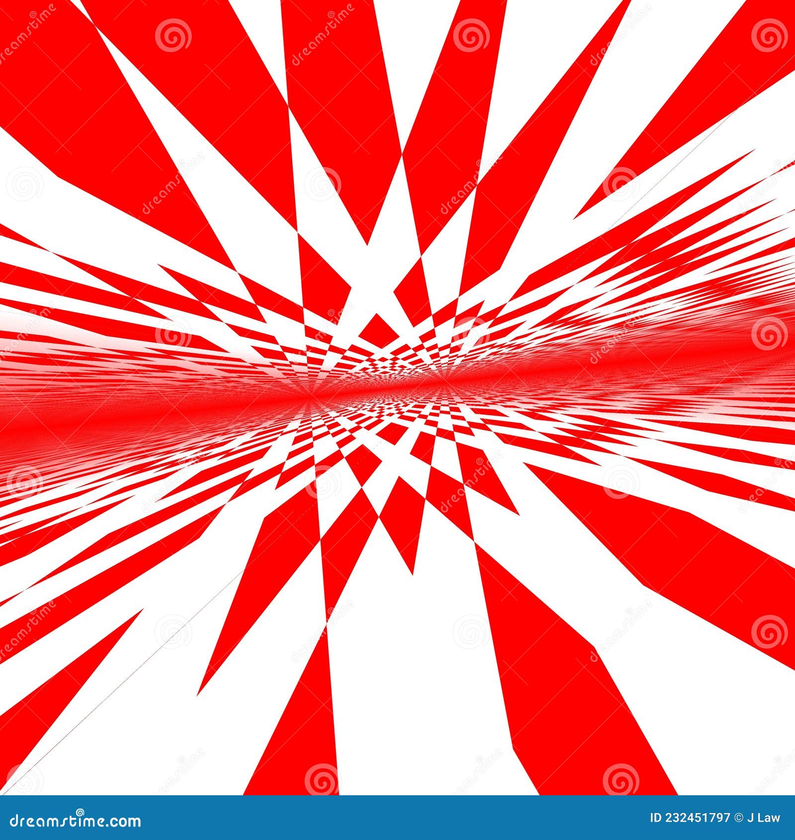 Red Flash Towards Infinity and Beyond Stock Illustration - Illustration ...