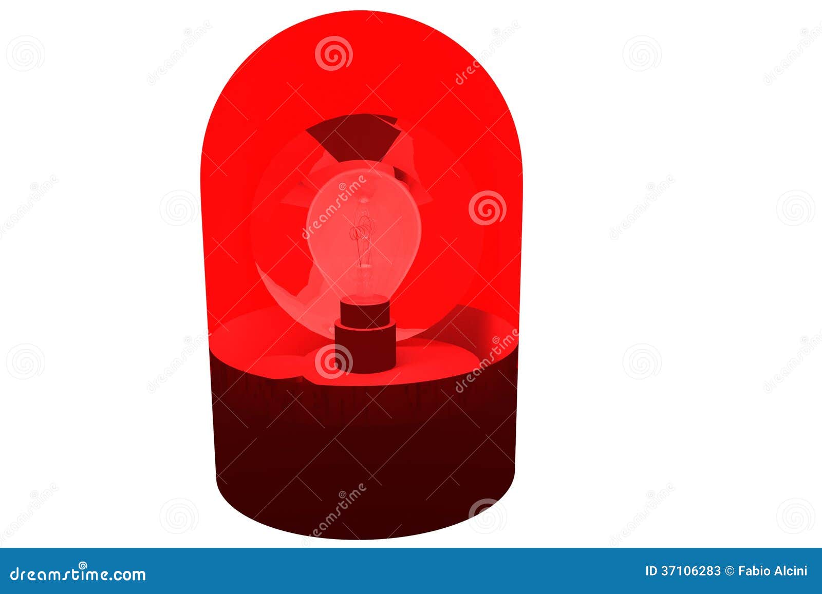 Red flashing stock illustration. Illustration of flashing - 37106283