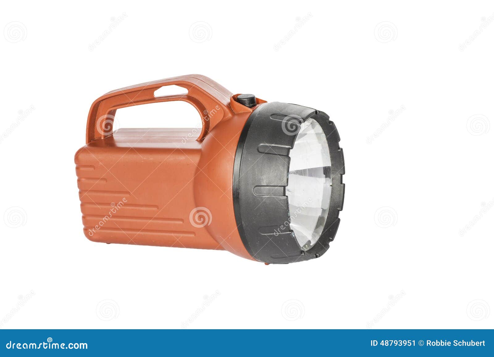 Red Flashlight stock image. Image of color, emergency - 48793951