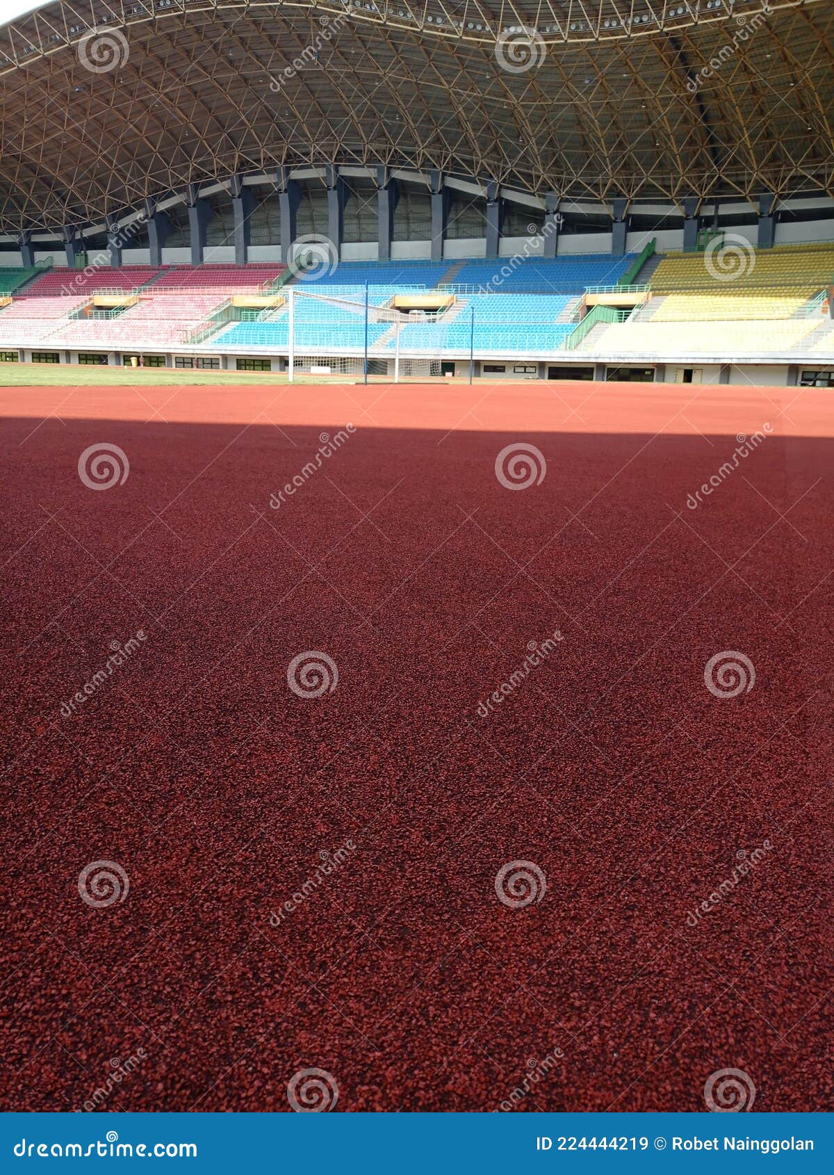 Red Floor Covering stock image. Image of running, jogging - 224444219