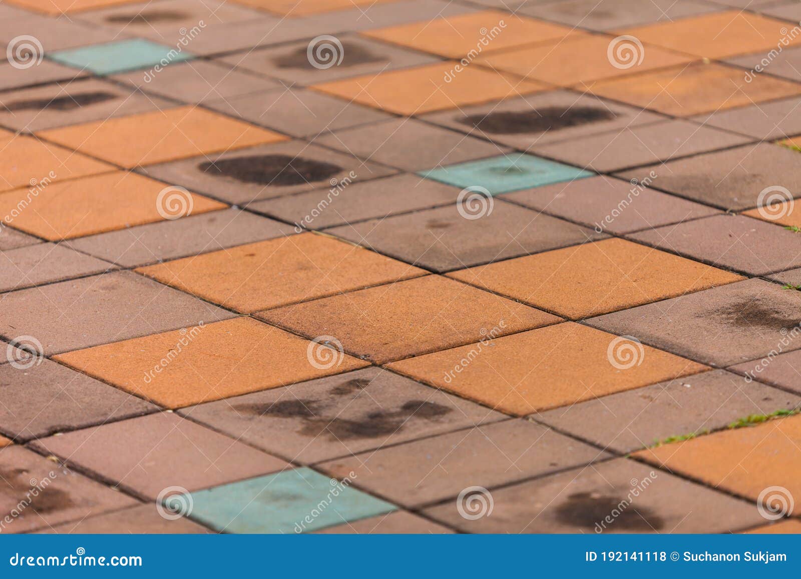 Red Floor Tile pavement stock photo. Image of cobblestone - 192141118