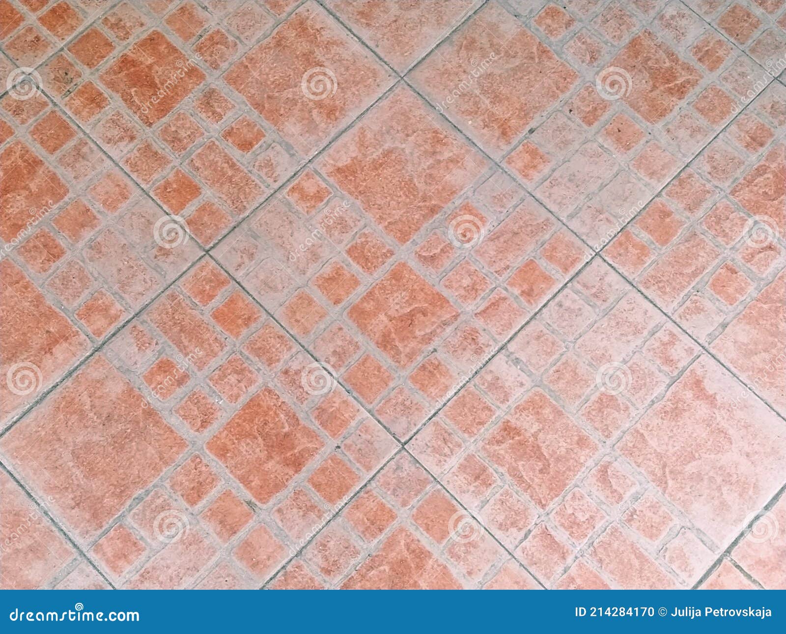 Red Floor Tiles. Pattern from Blocks Stock Photo - Image of blocks ...