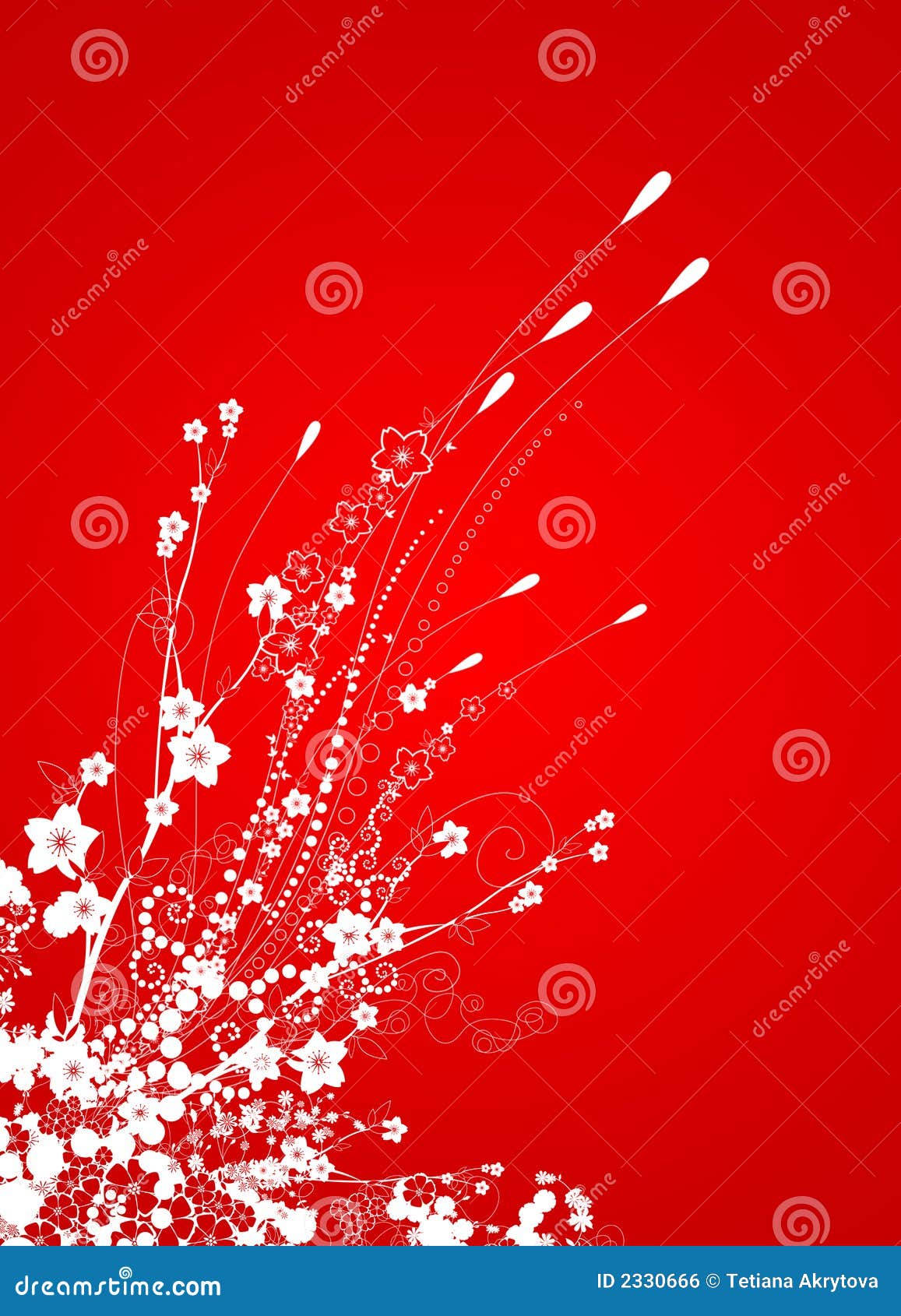 Red floral background stock illustration. Illustration of lace - 2330666