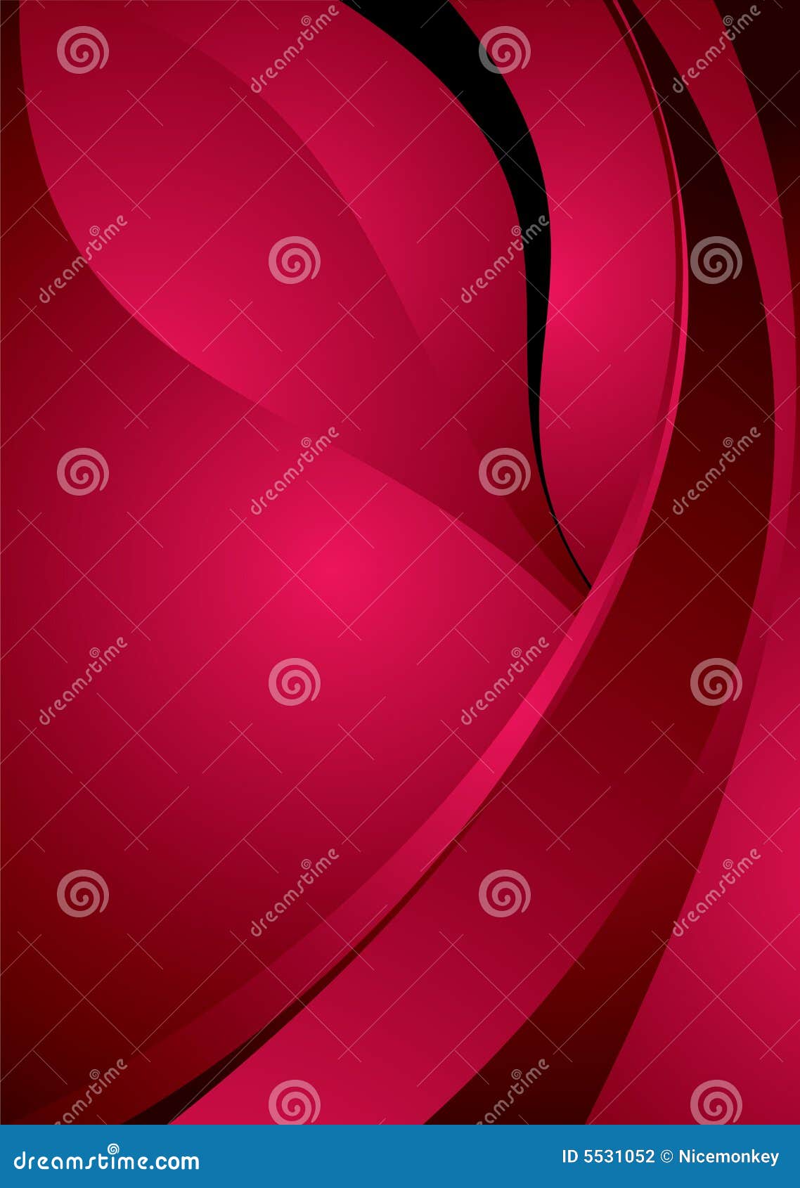 Red flow glow stock vector. Illustration of curve, blank - 5531052