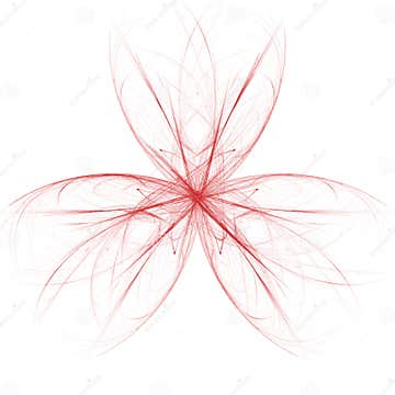Red flower stock illustration. Illustration of circle, flower - 823084