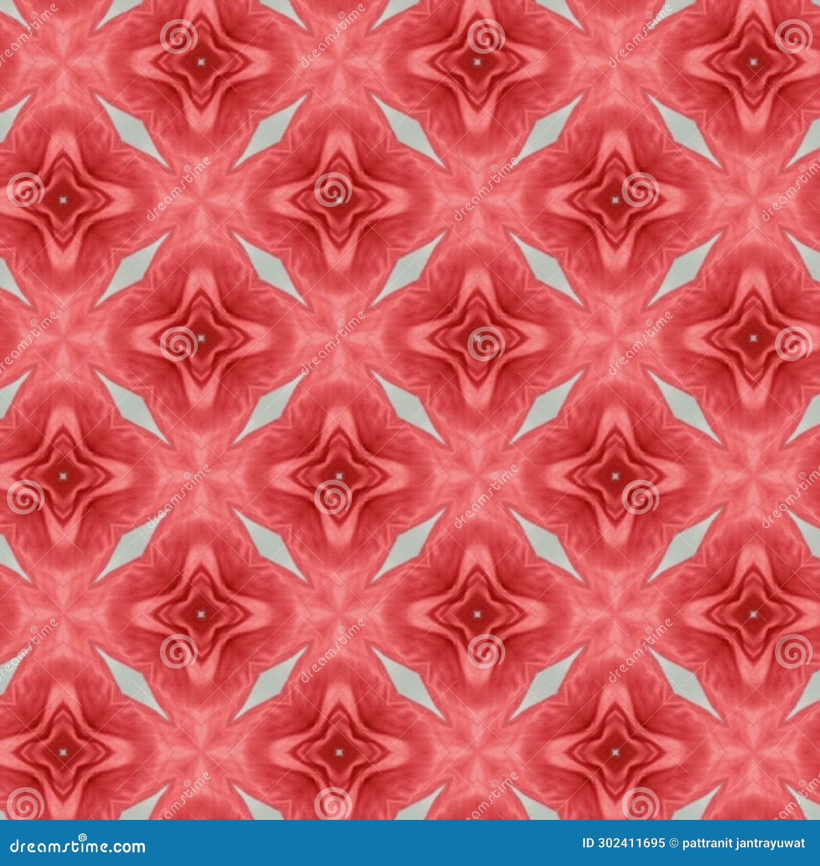 Red flower pattern stock illustration. Illustration of fabric - 302411695