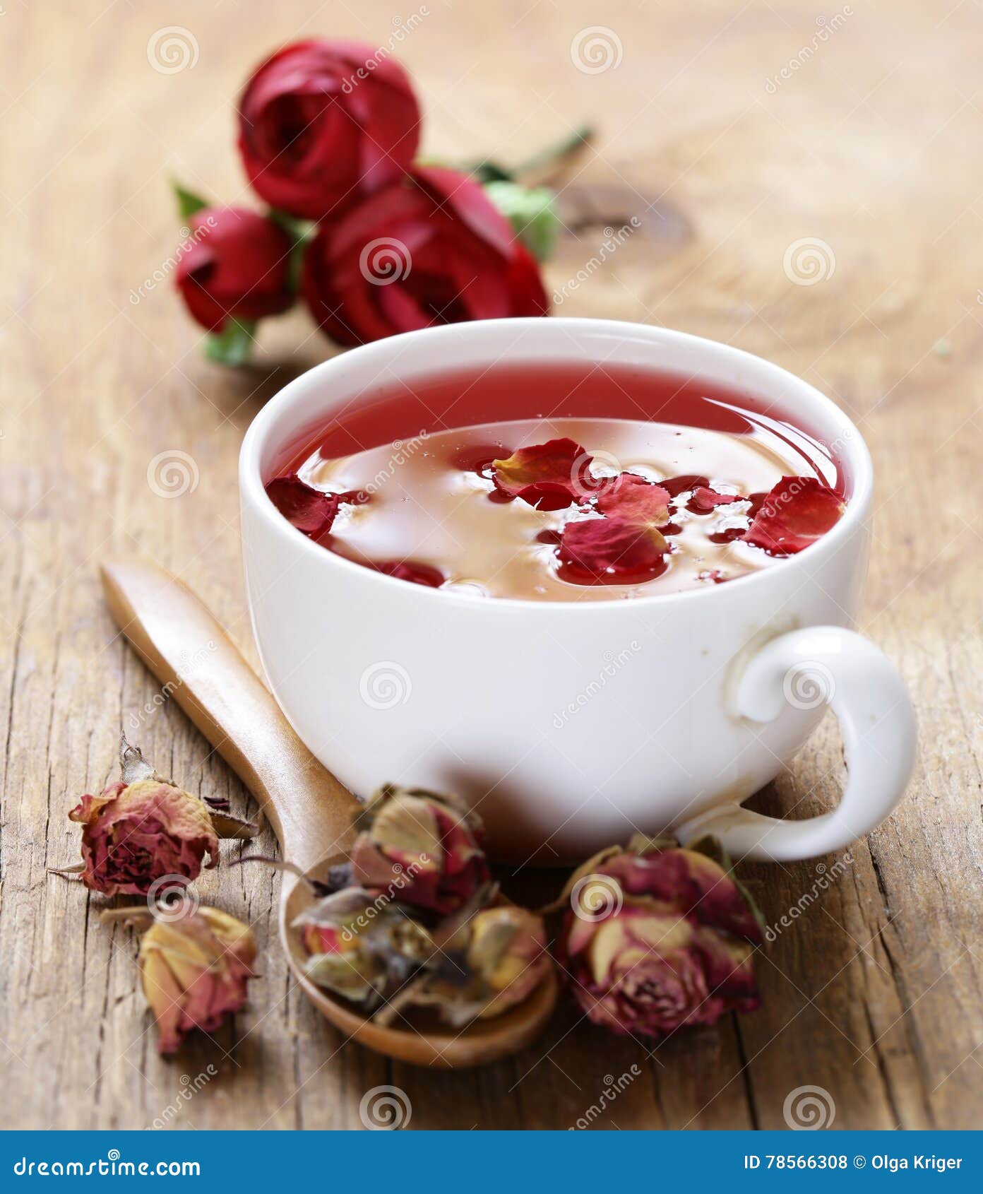 Red flower tea stock photo. Image of rosebud, herb, aroma - 78566308