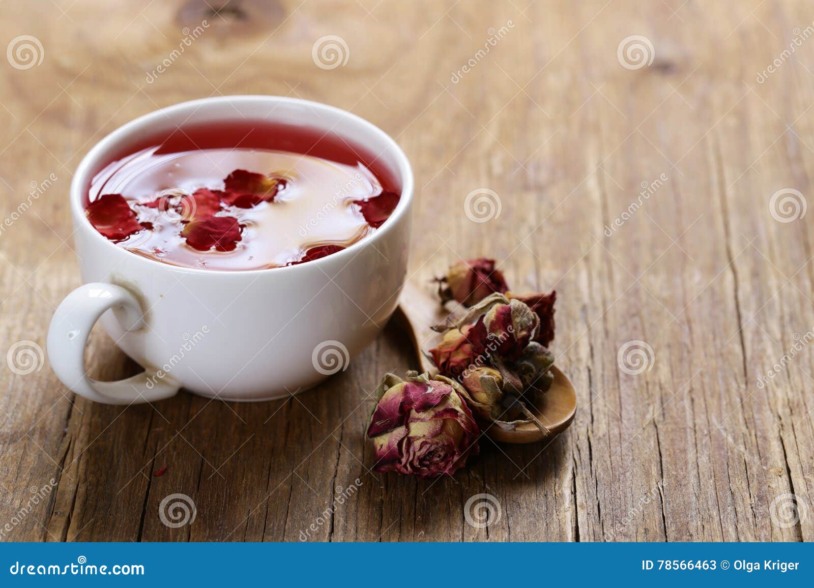 Red flower tea stock image. Image of drink, natural, aroma - 78566463