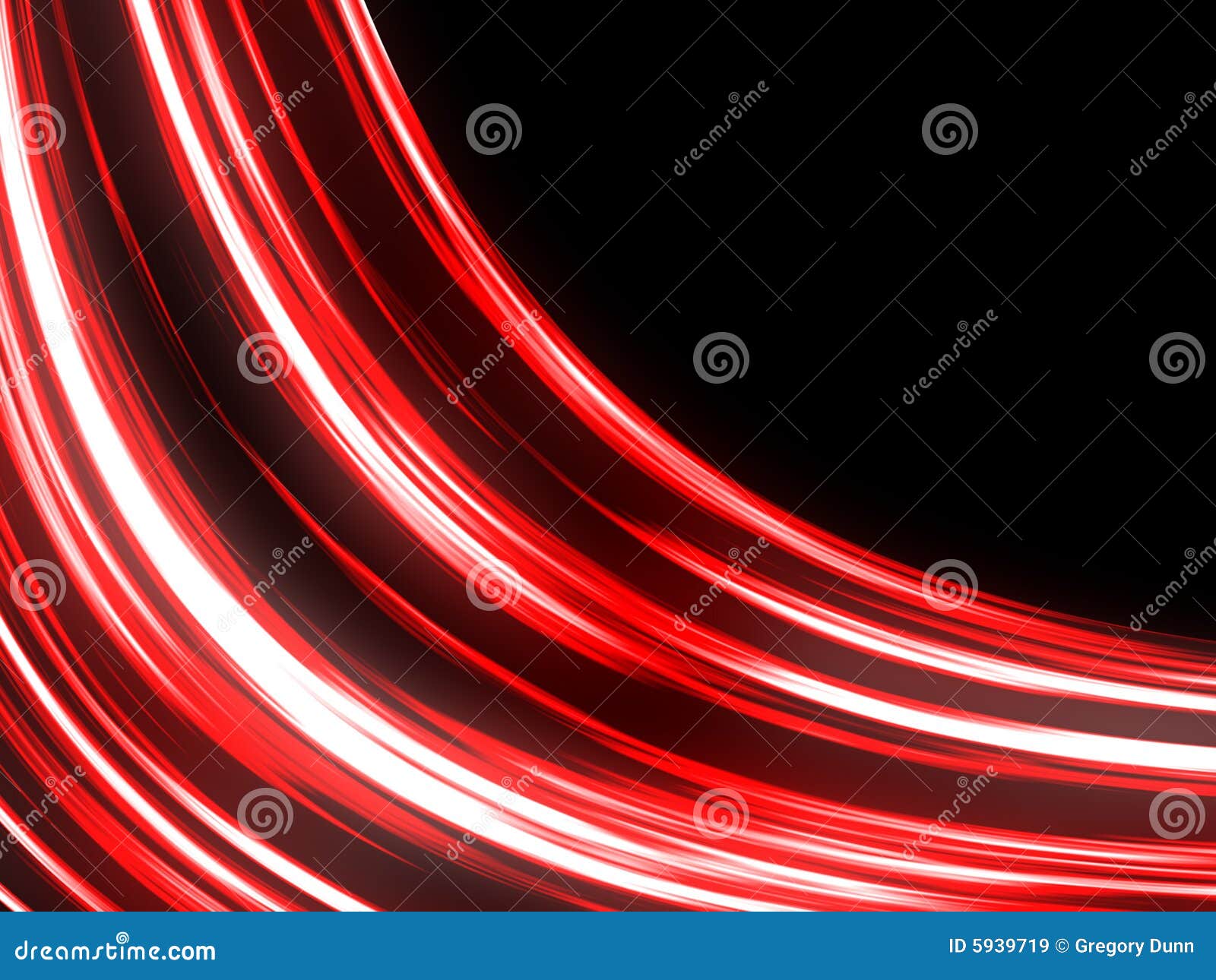 Red Flowing Abstract Background Picture. Image: 5939719