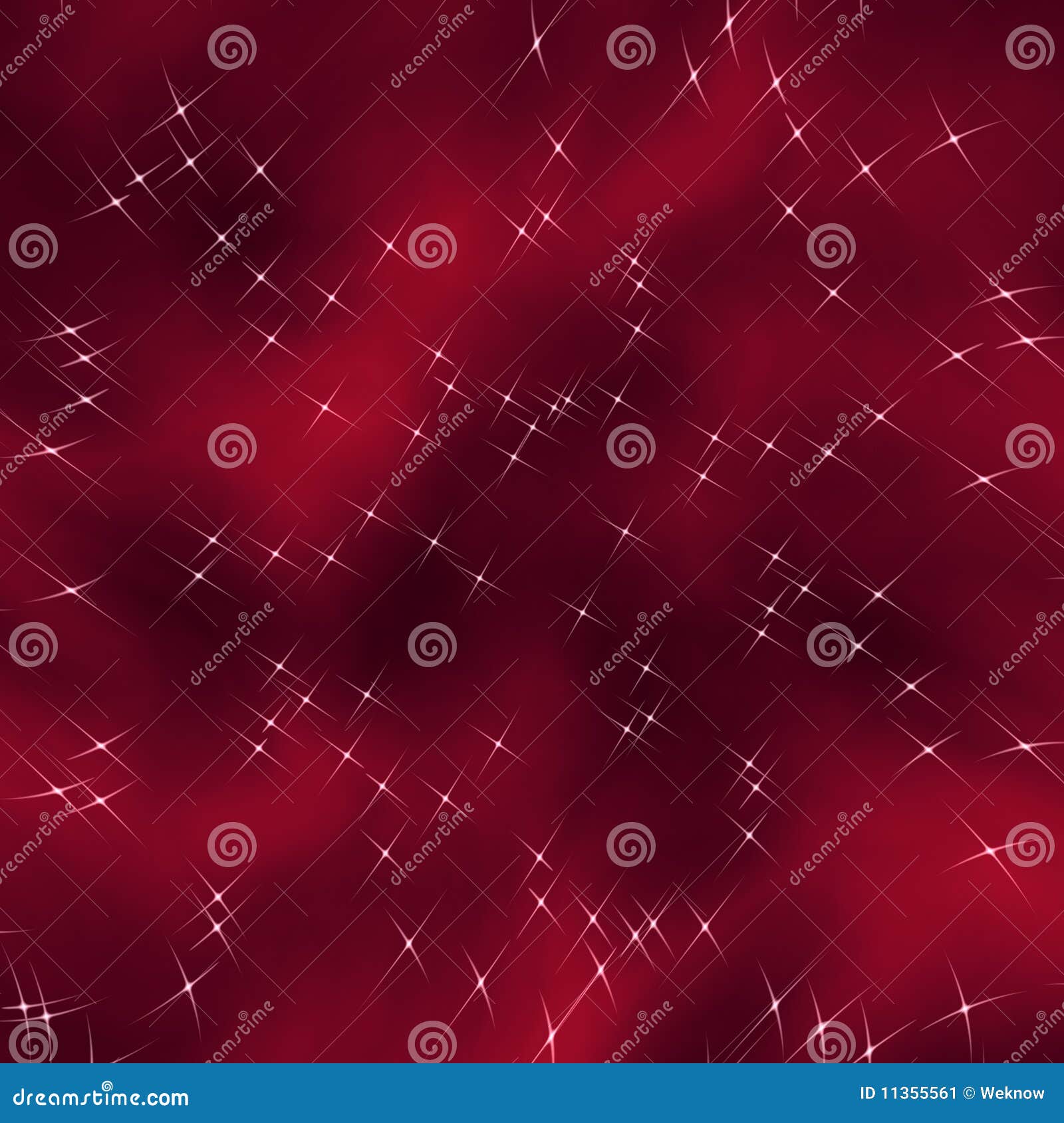 Red flowing star nebula stock illustration. Illustration of curve ...