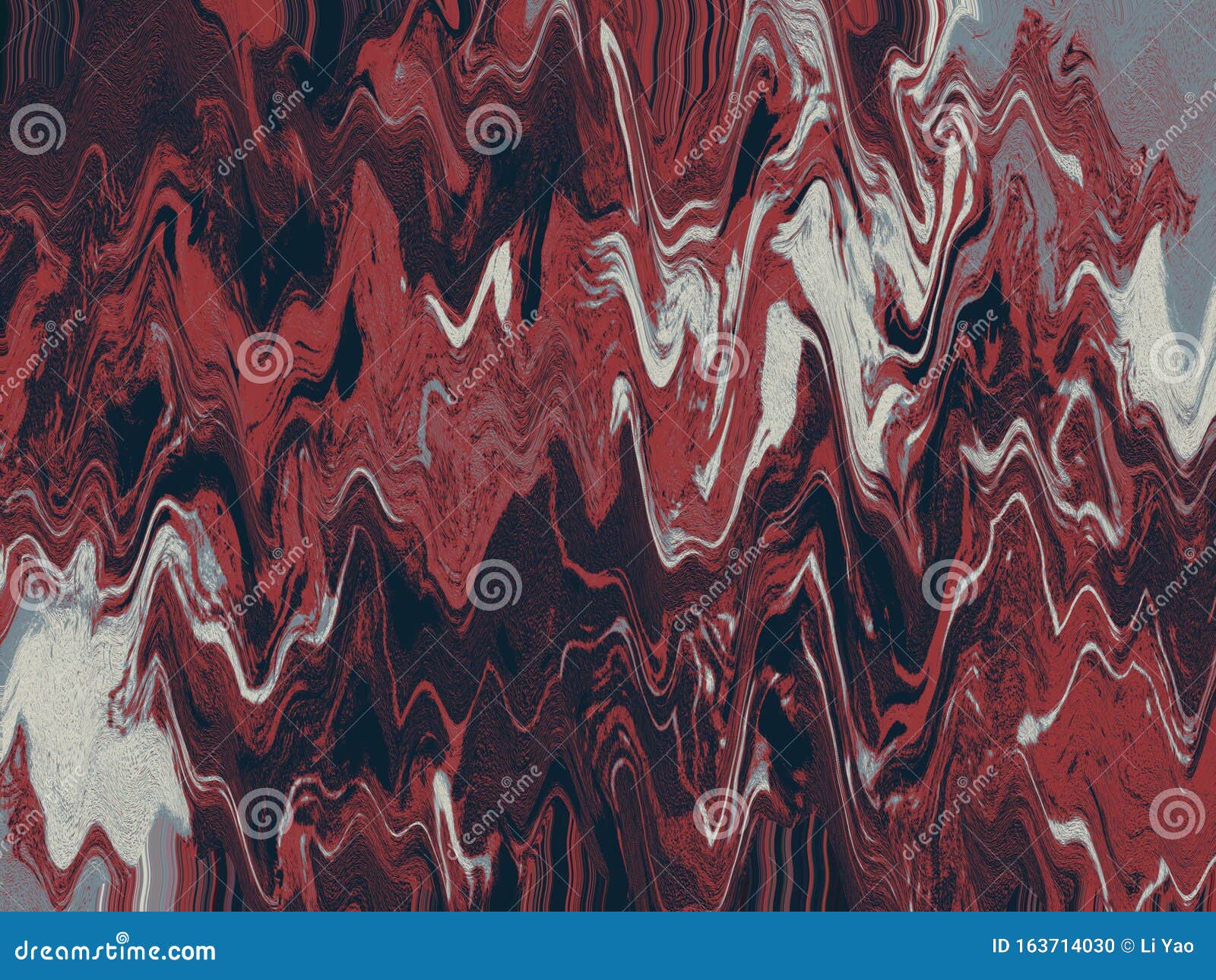 RED Fluid Painting Abstract Art Pattern Series Stock Photo - Image of ...