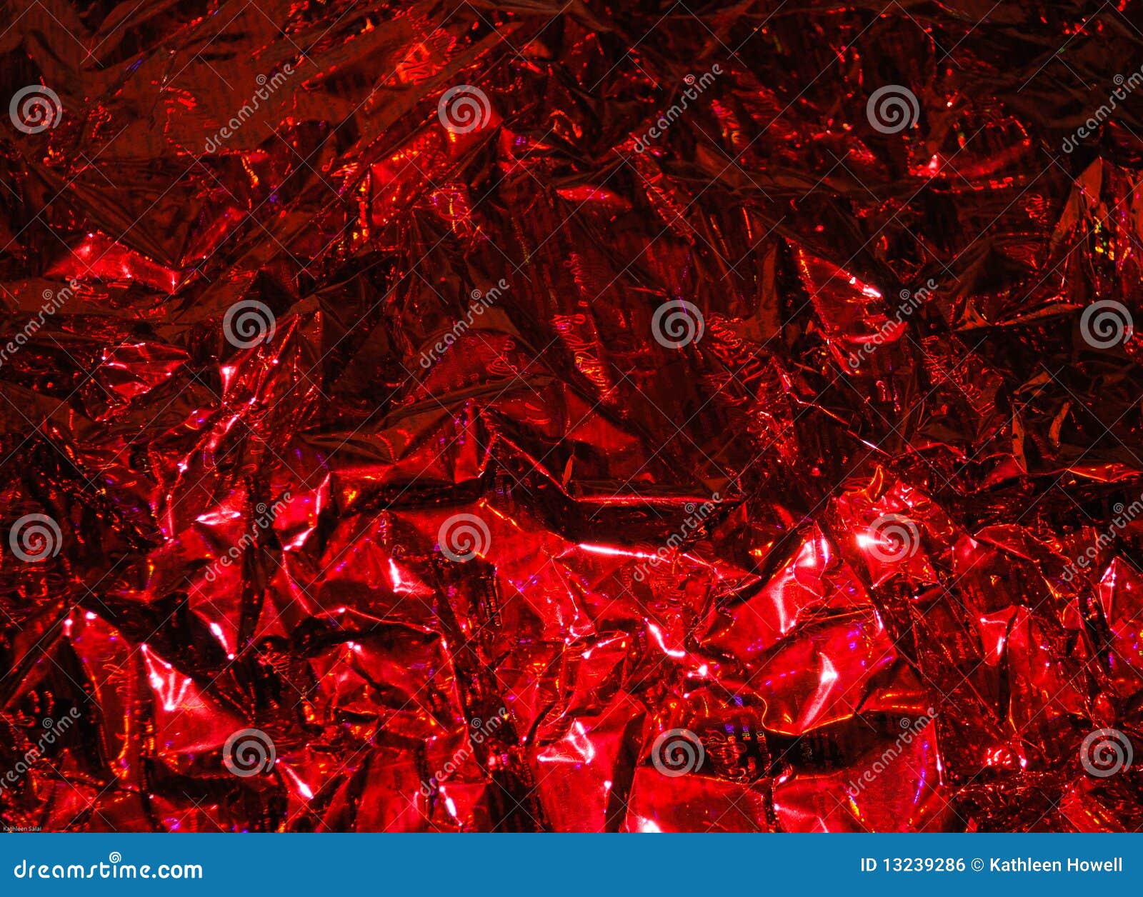 Red Foil stock photo. Image of foil, rainbow, crumpled - 13239286