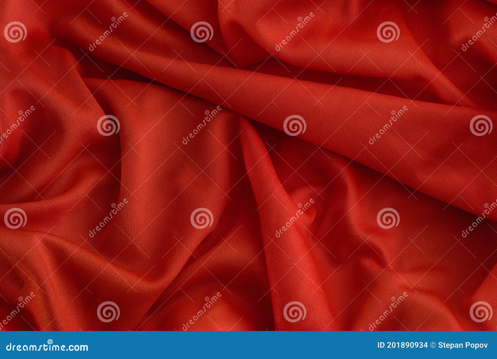 Red Folded Fabric Texture Background Stock Photo - Image of texture ...