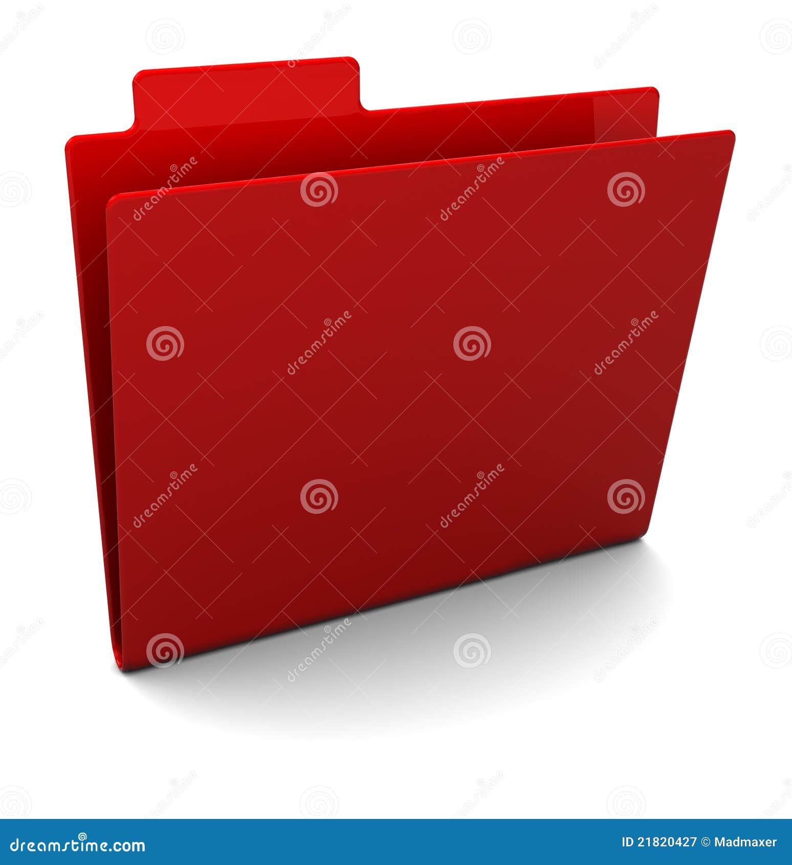 Red folder stock illustration. Illustration of memory - 21820427