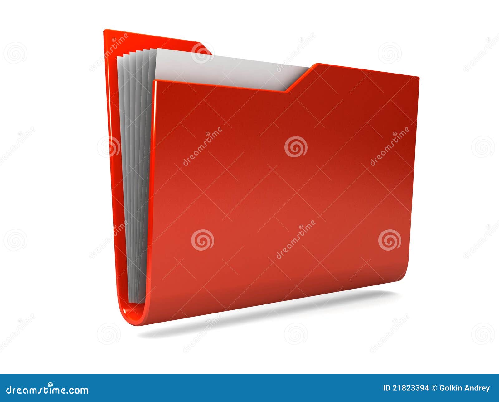 Red Folder stock illustration. Illustration of object - 21823394