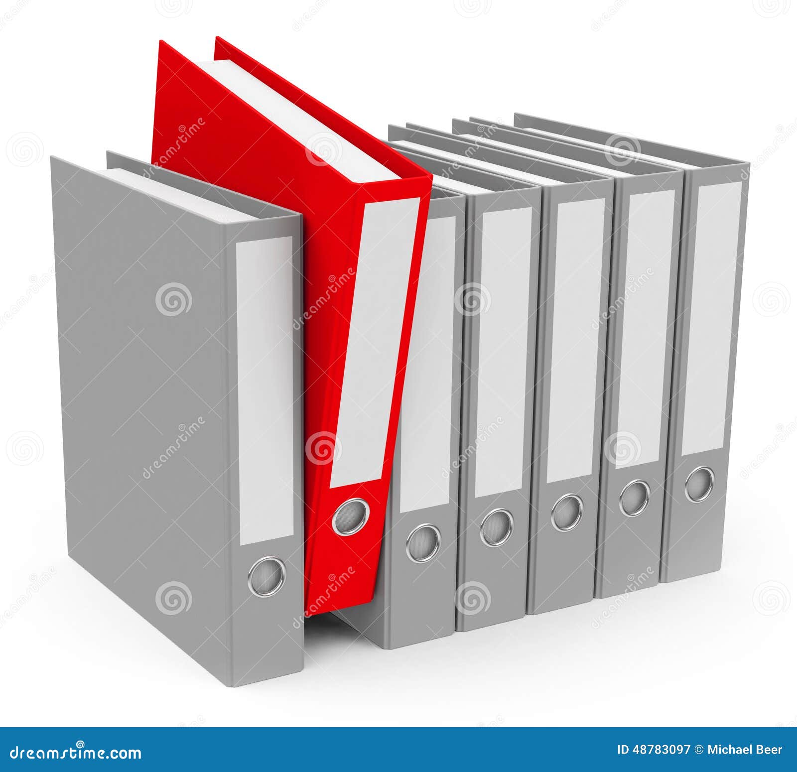 The red folder stock illustration. Illustration of office - 48783097