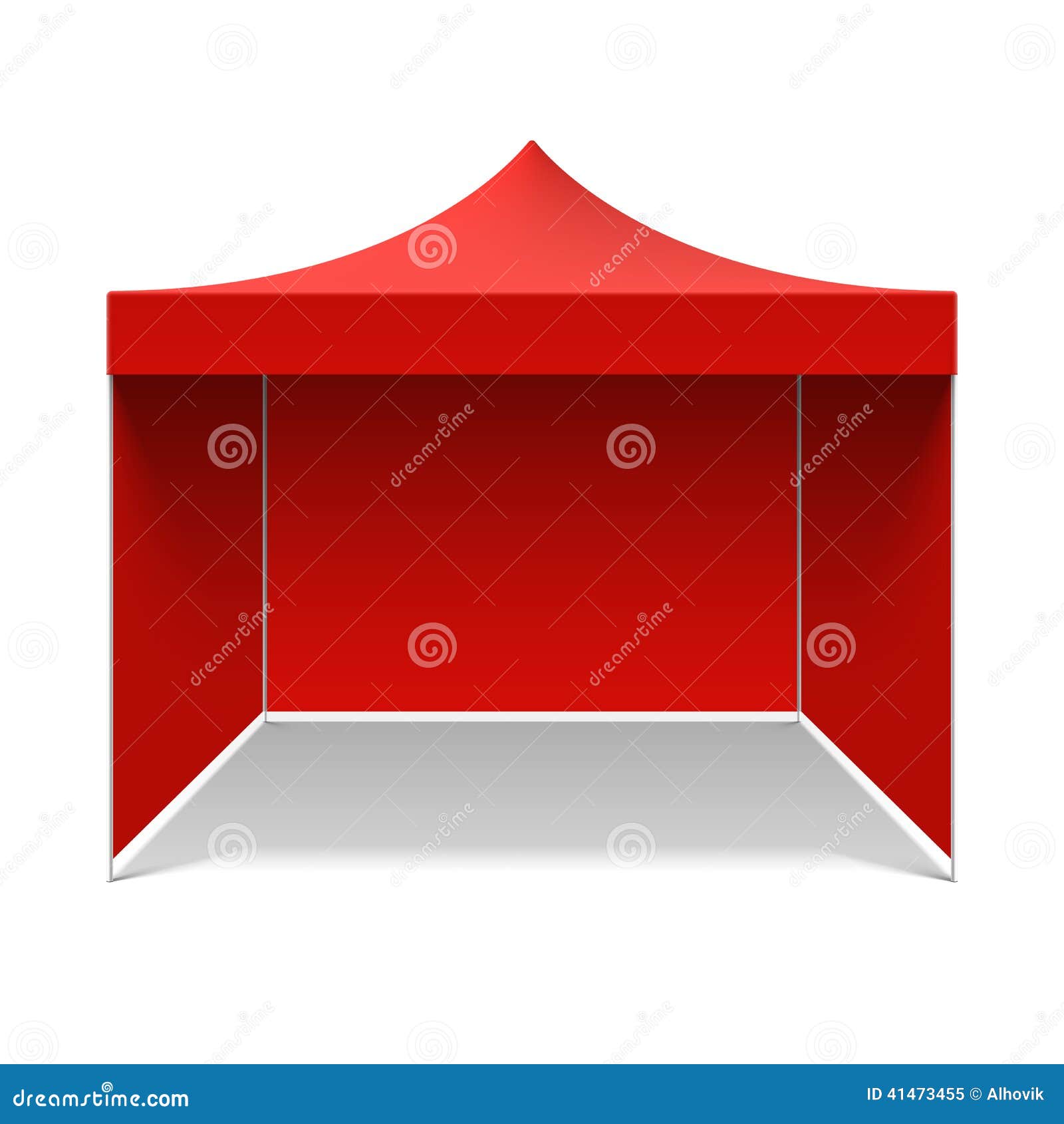 Red folding tent stock vector. Illustration of folding - 41473455
