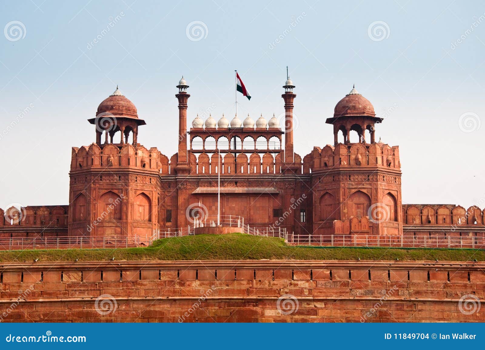 The Red Fort stock photo. Image of asian, tourism, fort - 11849704