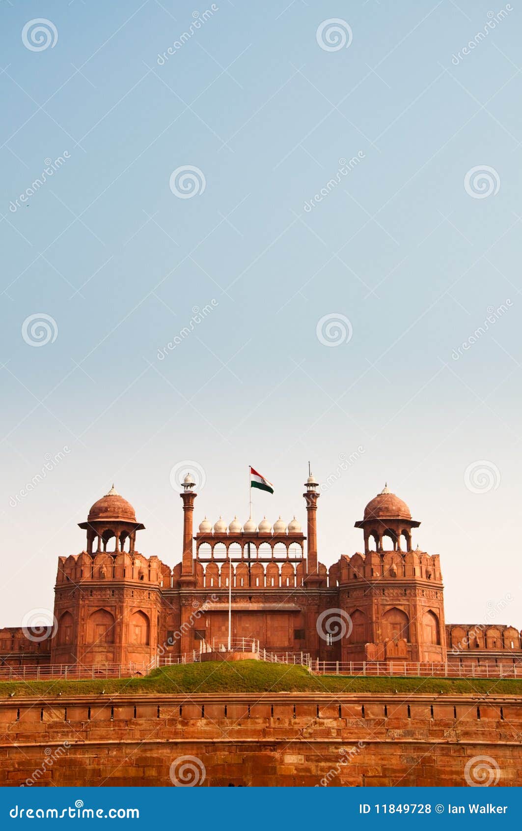The Red Fort stock photo. Image of historic, tourism - 11849728