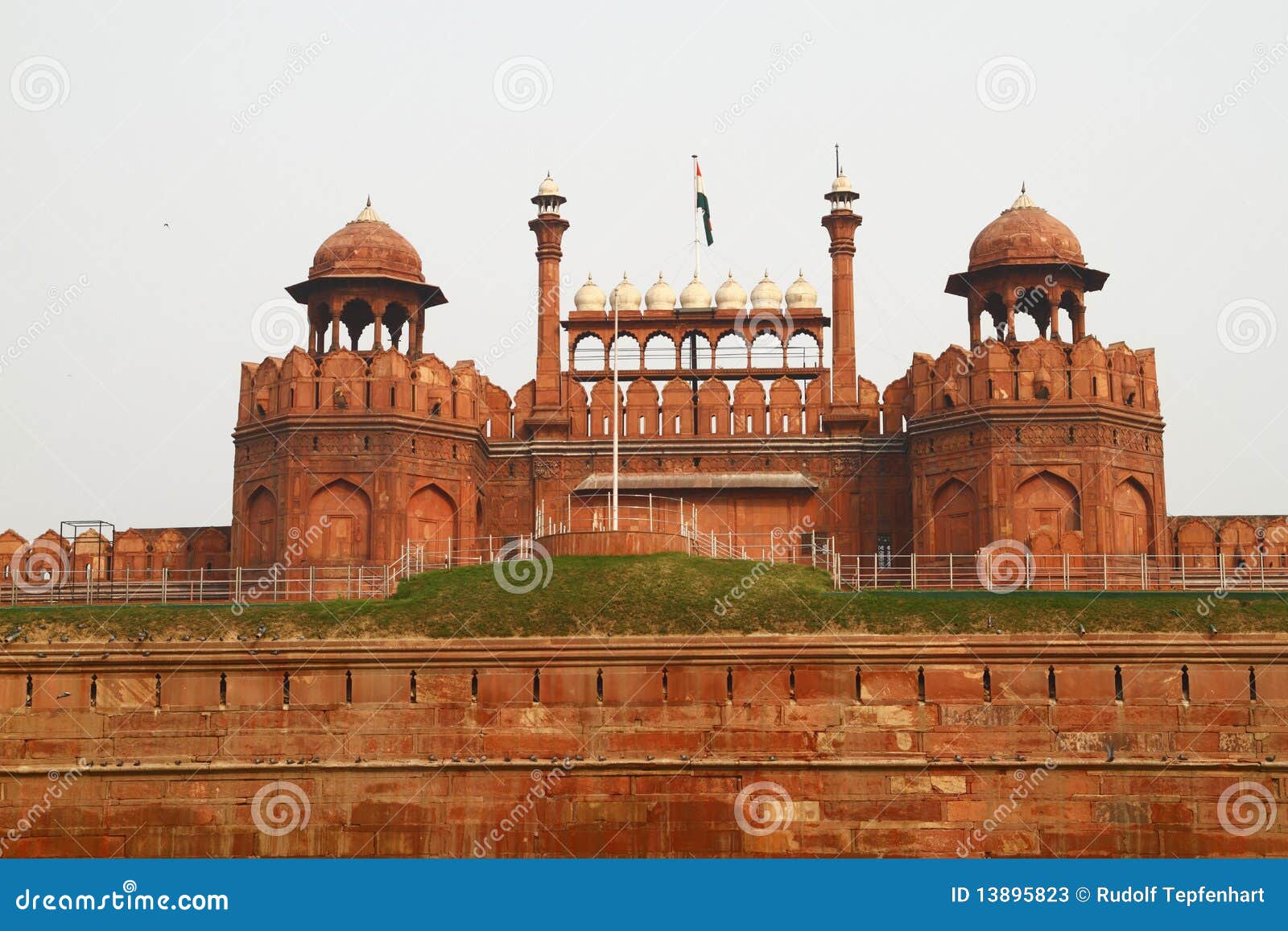 The Red Fort stock image. Image of heritage, ancient - 13895823