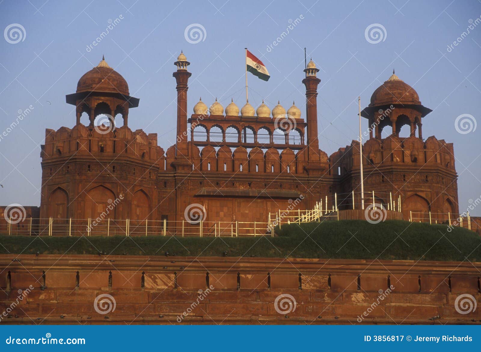 Red Fort stock image. Image of gateway, india, entrance - 3856817