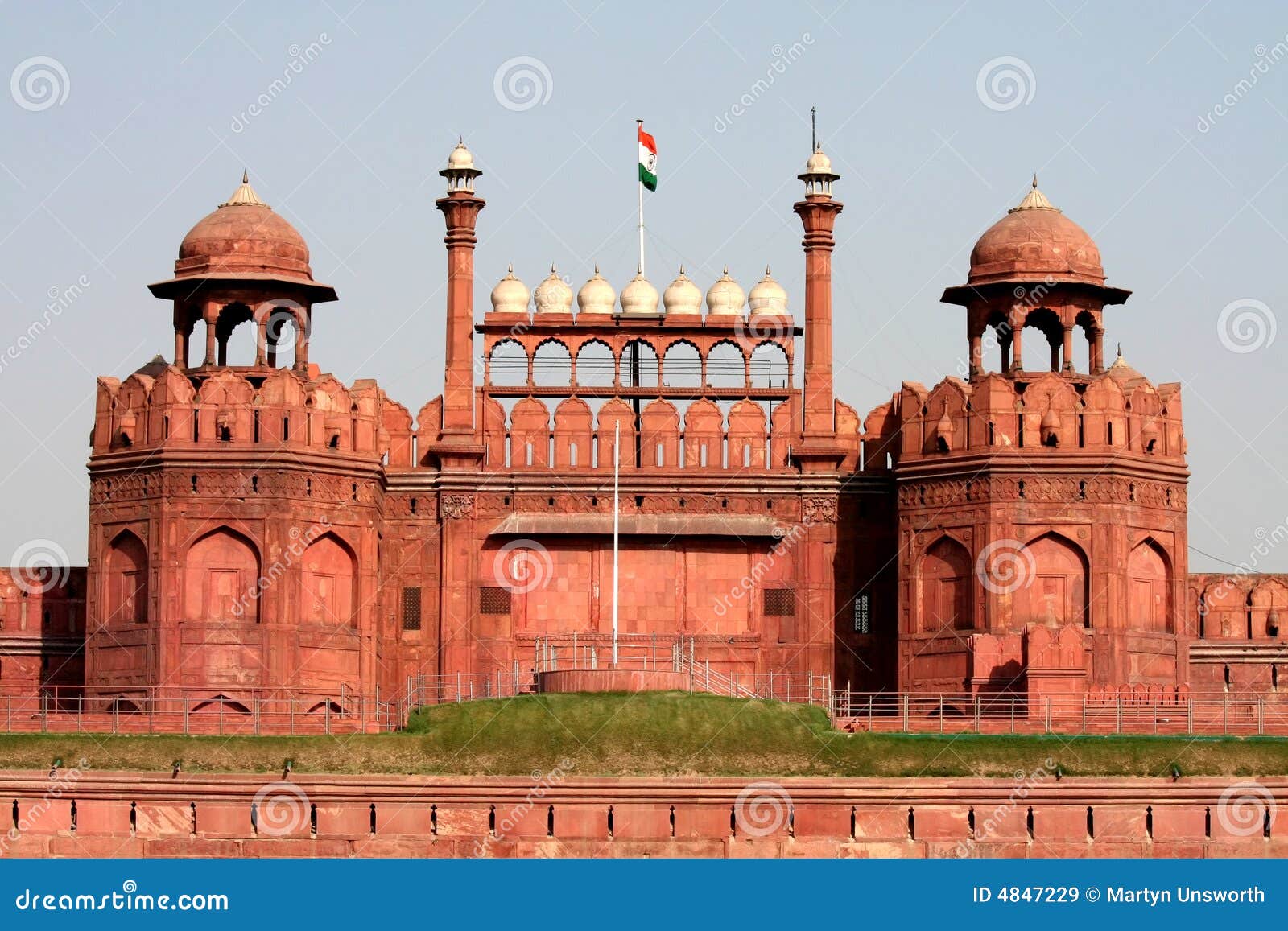 Red Fort stock image. Image of india, tourist, delhi, indian - 4847229