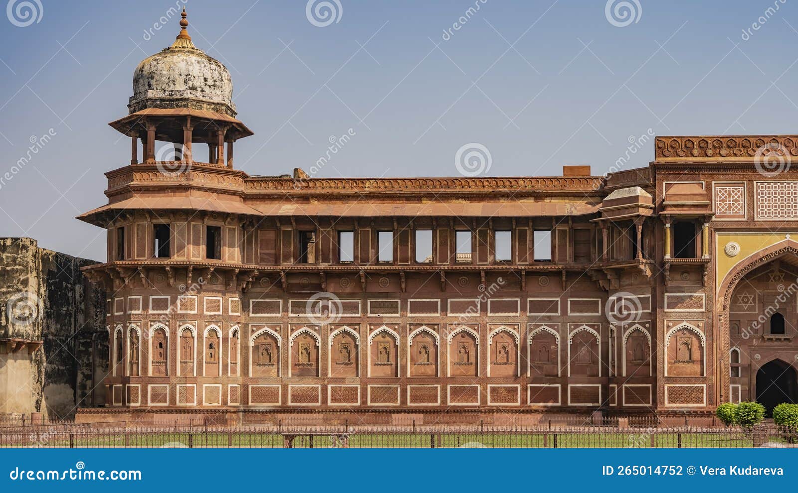 Red Fort in Agra. a Defensive Structure Made of Sandstone Stock Photo ...