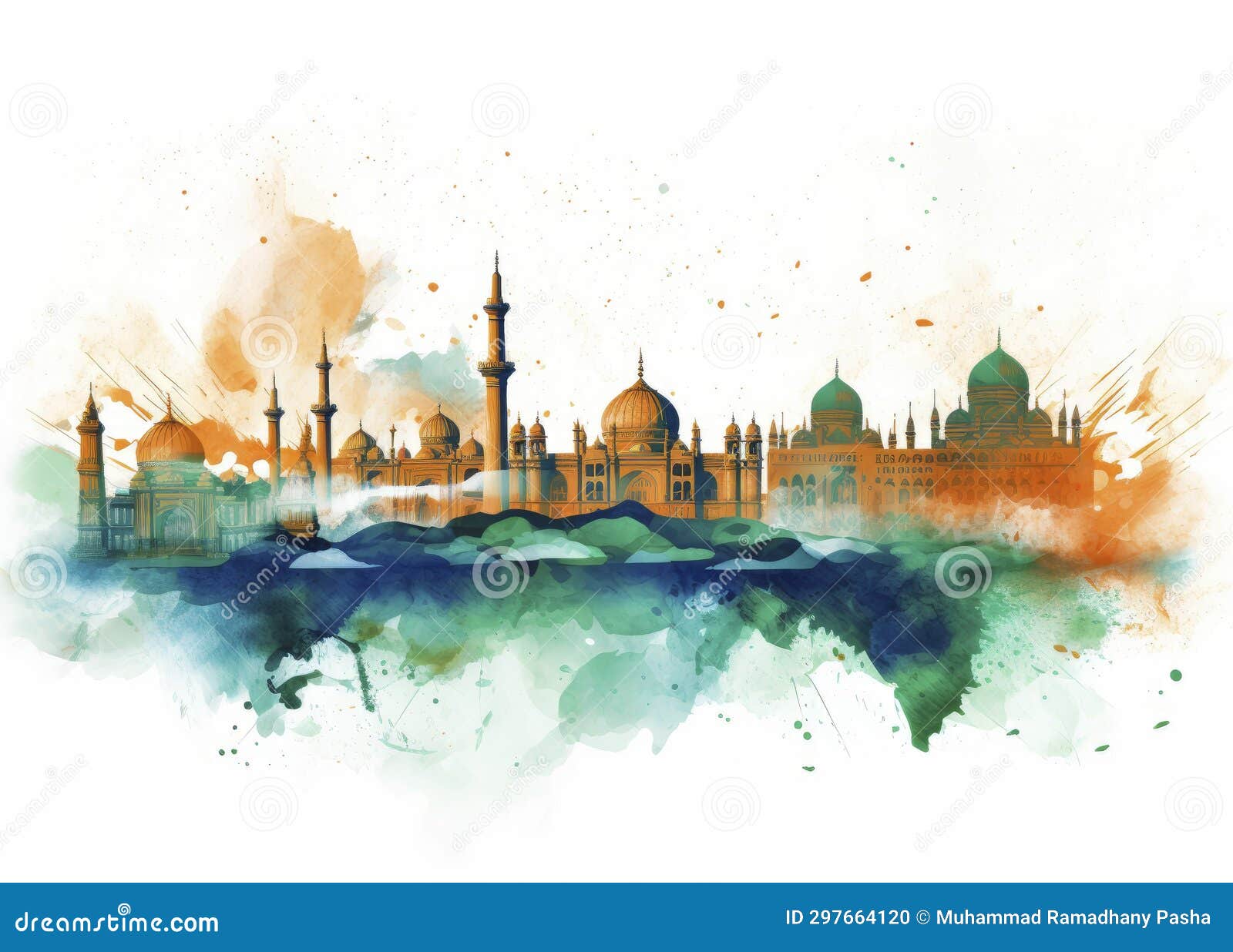 Red Fort Background for India Independence Day Concept Stock ...