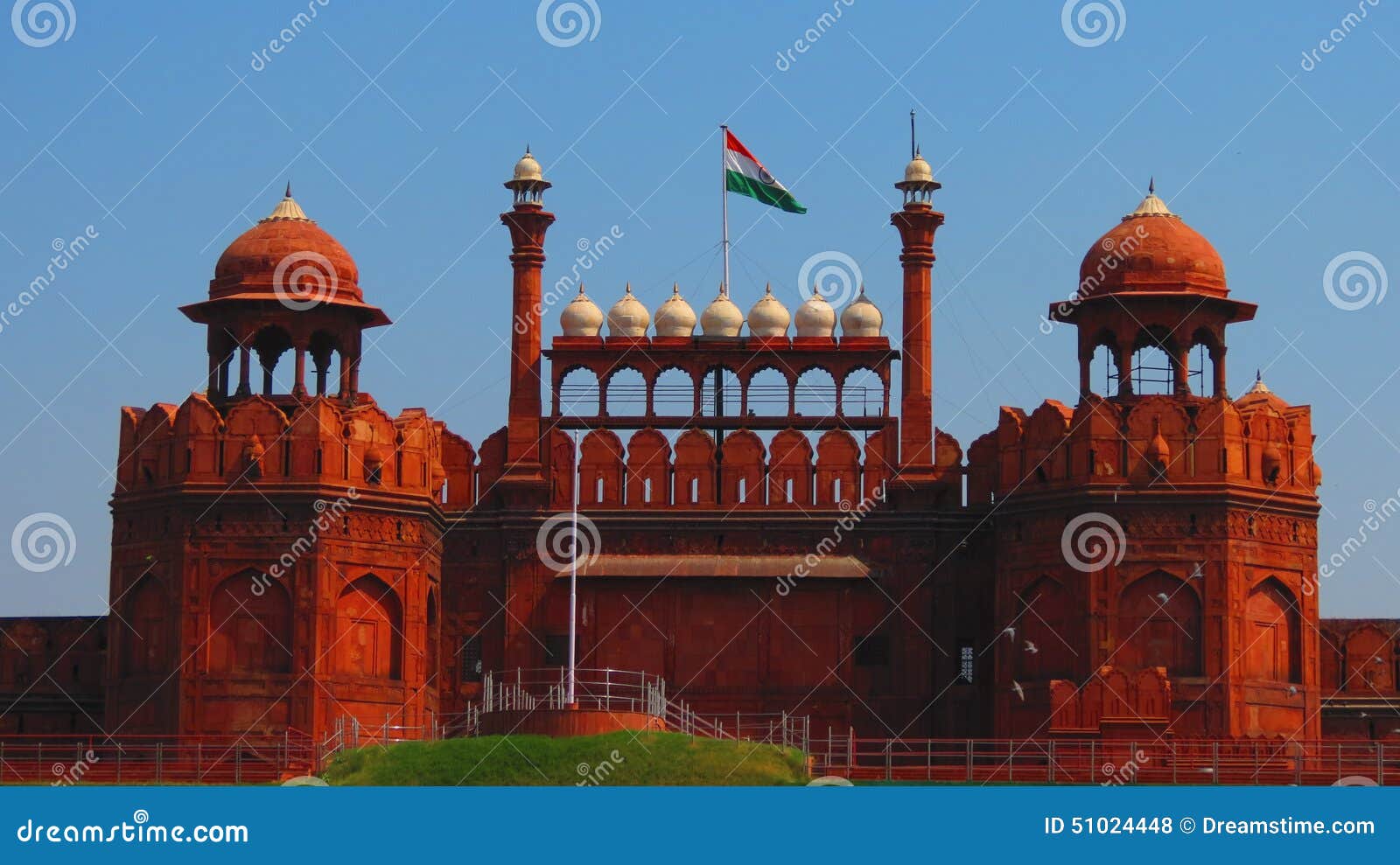 Red Fort stock photo. Image of independence, historic - 51024448
