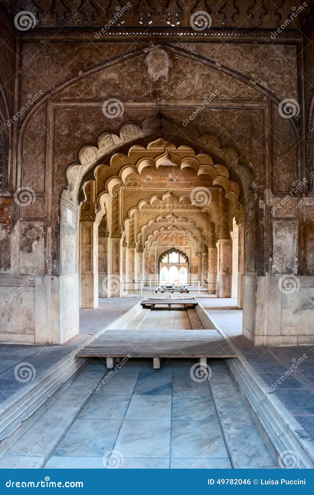 The Red fort of Delhi stock photo. Image of door, palace - 49782046